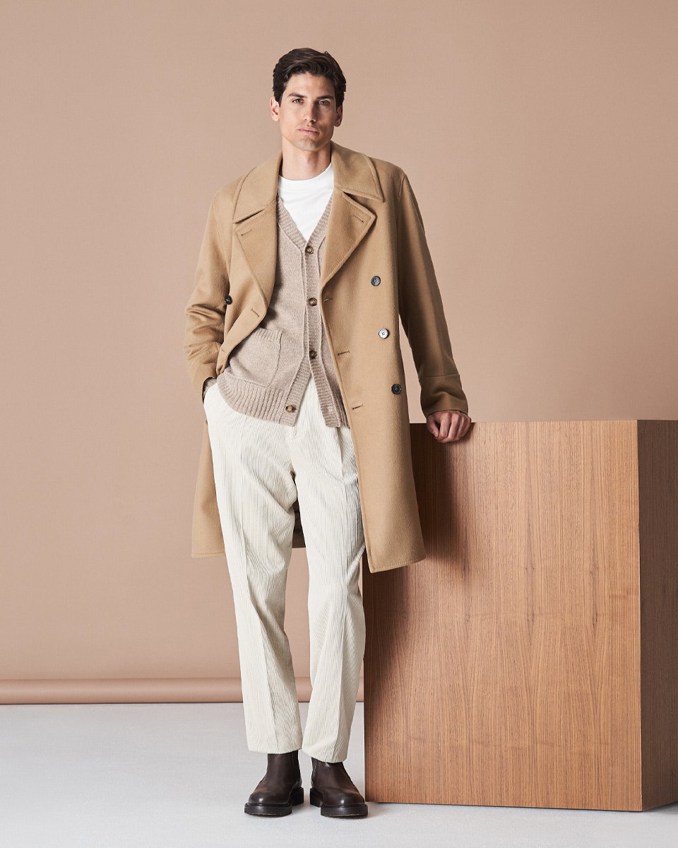 Beige Hose für Herren kombinieren | BRAUN Hamburg