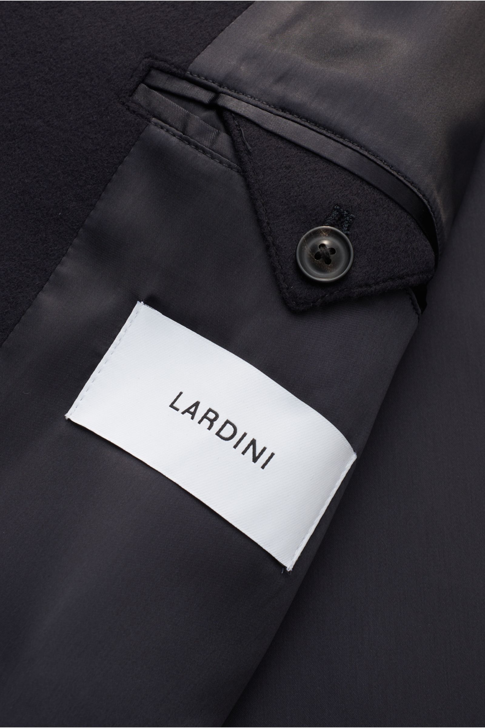 LARDINI wool coat navy | BRAUN Hamburg