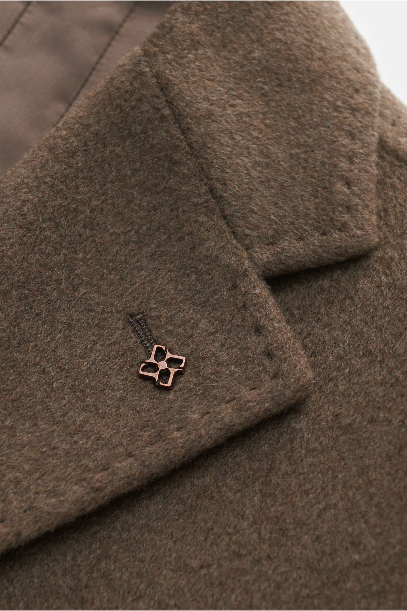 TAGLIATORE cashmere coat brown mottled | BRAUN Hamburg