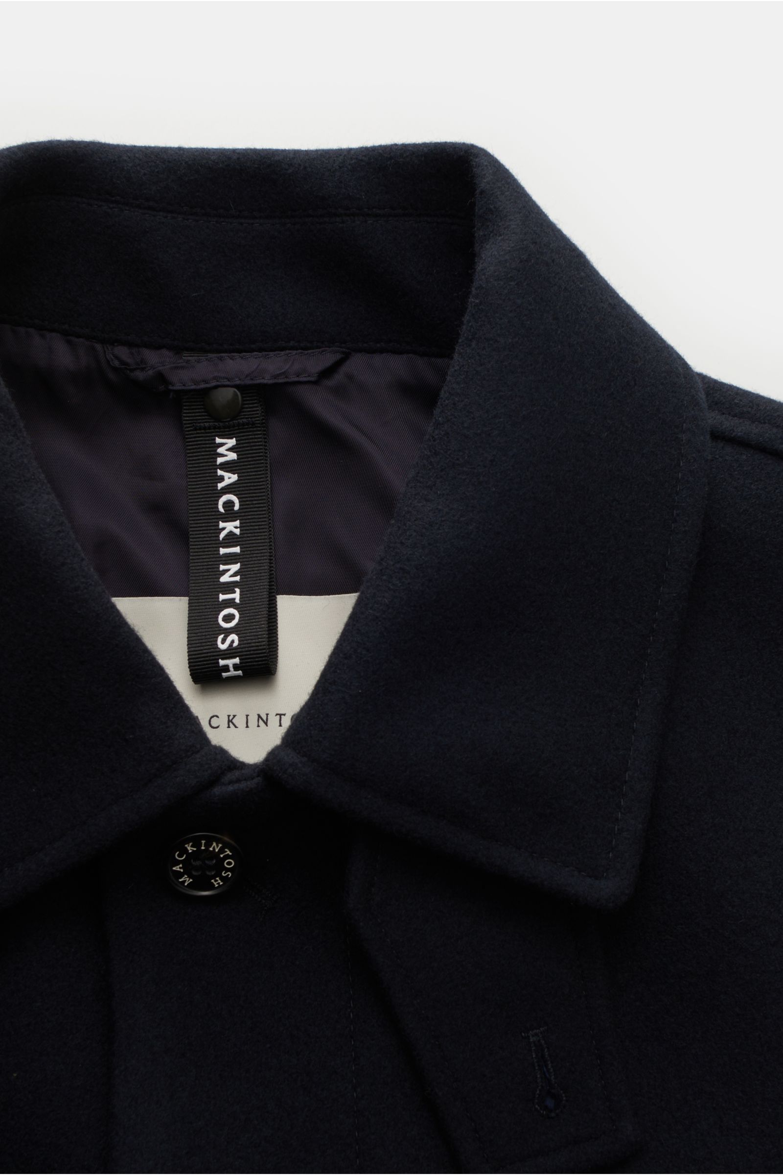 MACKINTOSH wool coat 'Soho' navy | BRAUN Hamburg