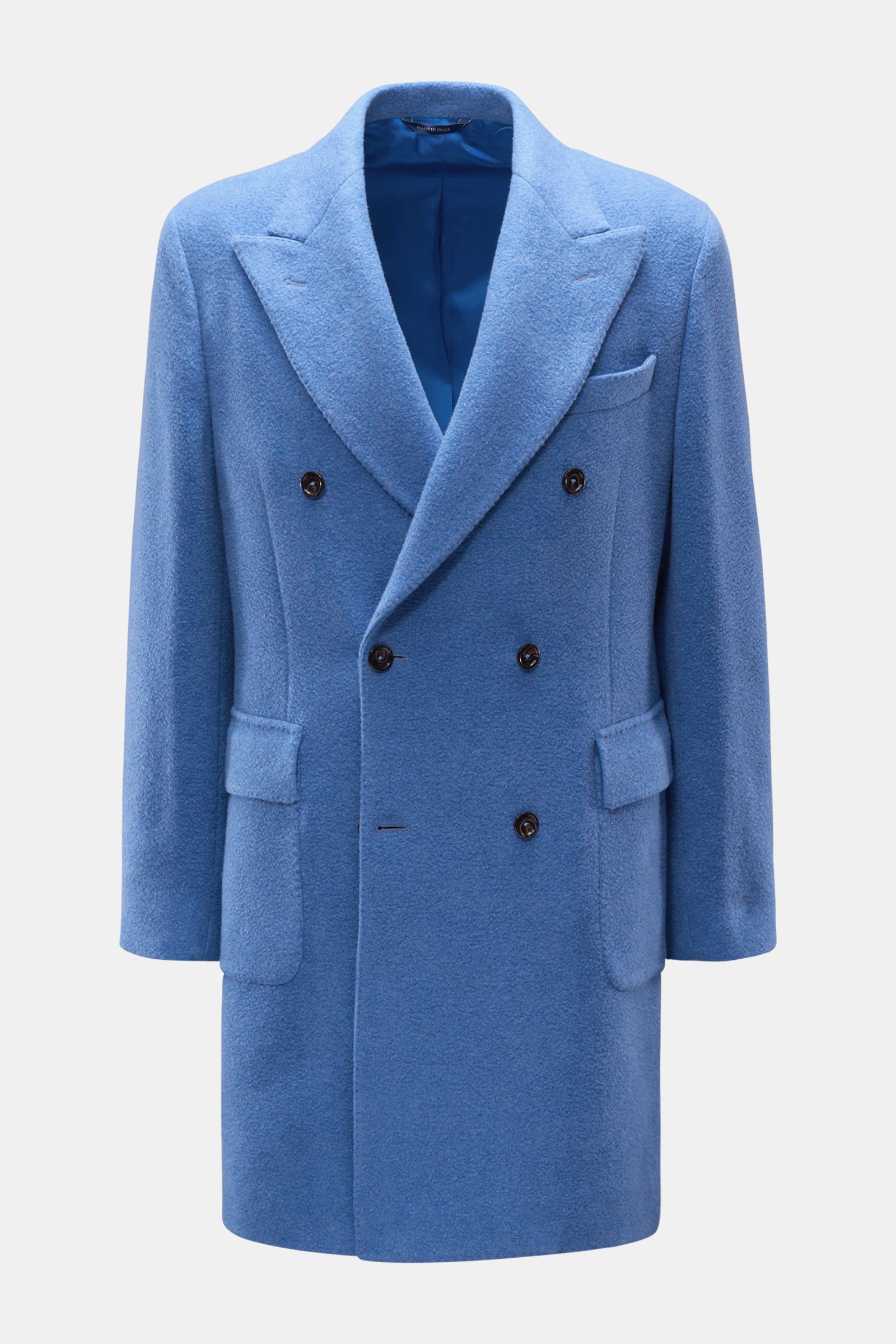 EDDY MONETTI cashmere coat blue | BRAUN Hamburg