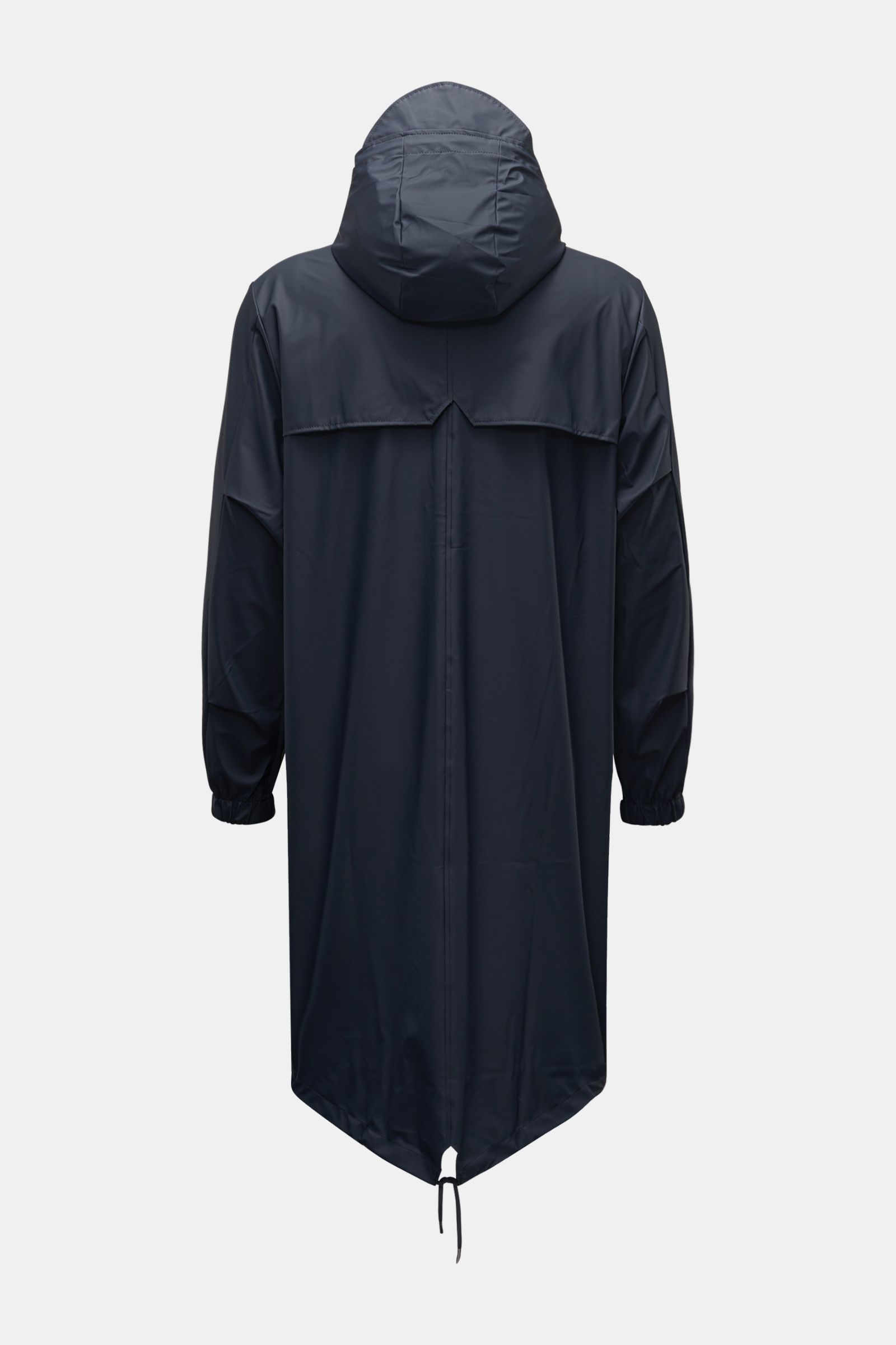 RAINS rain coat 'Fishtail Parka' black | BRAUN Hamburg