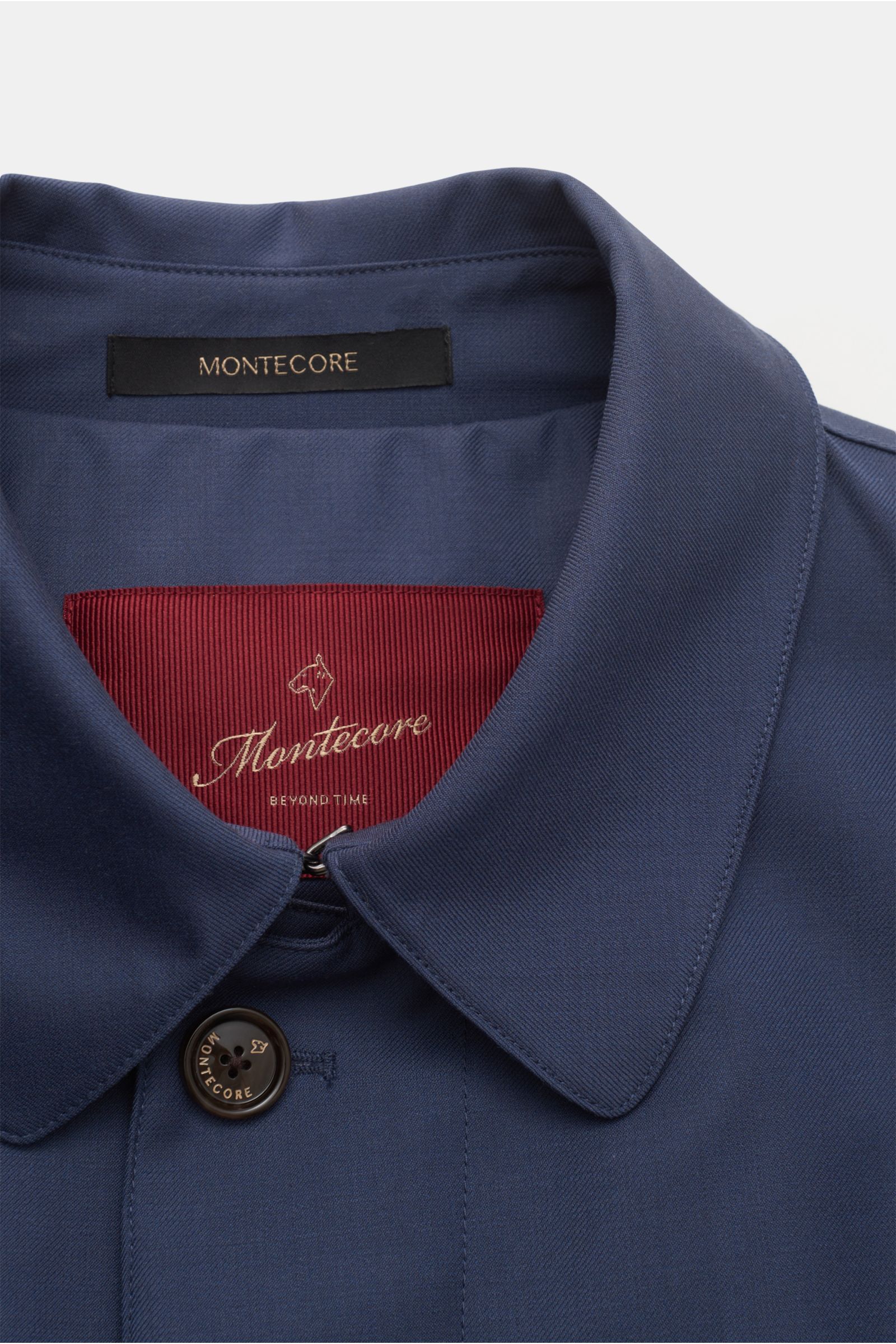 MONTECORE wool short coat dark blue | BRAUN Hamburg