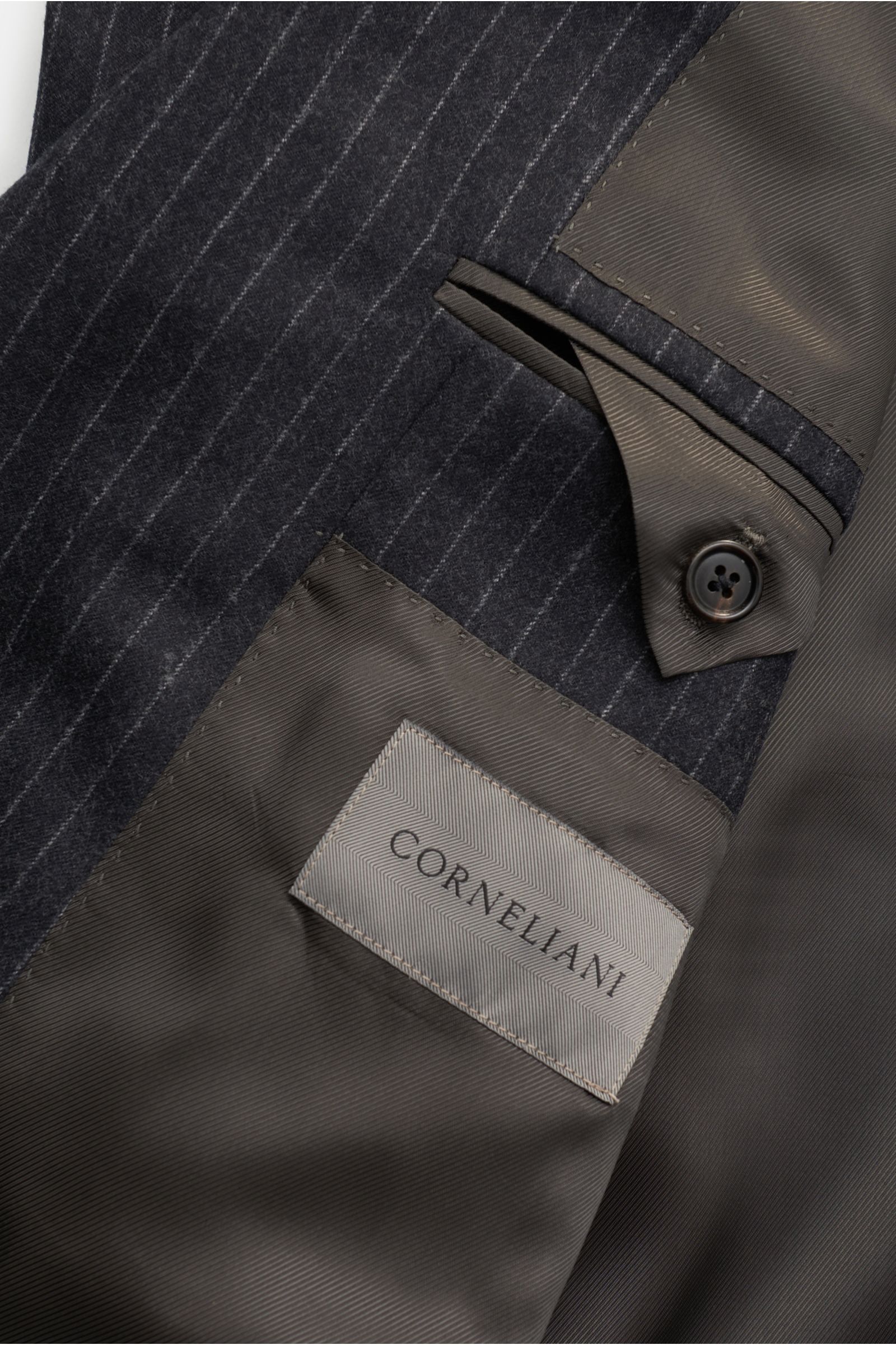 CORNELIANI suit dark grey striped | BRAUN Hamburg
