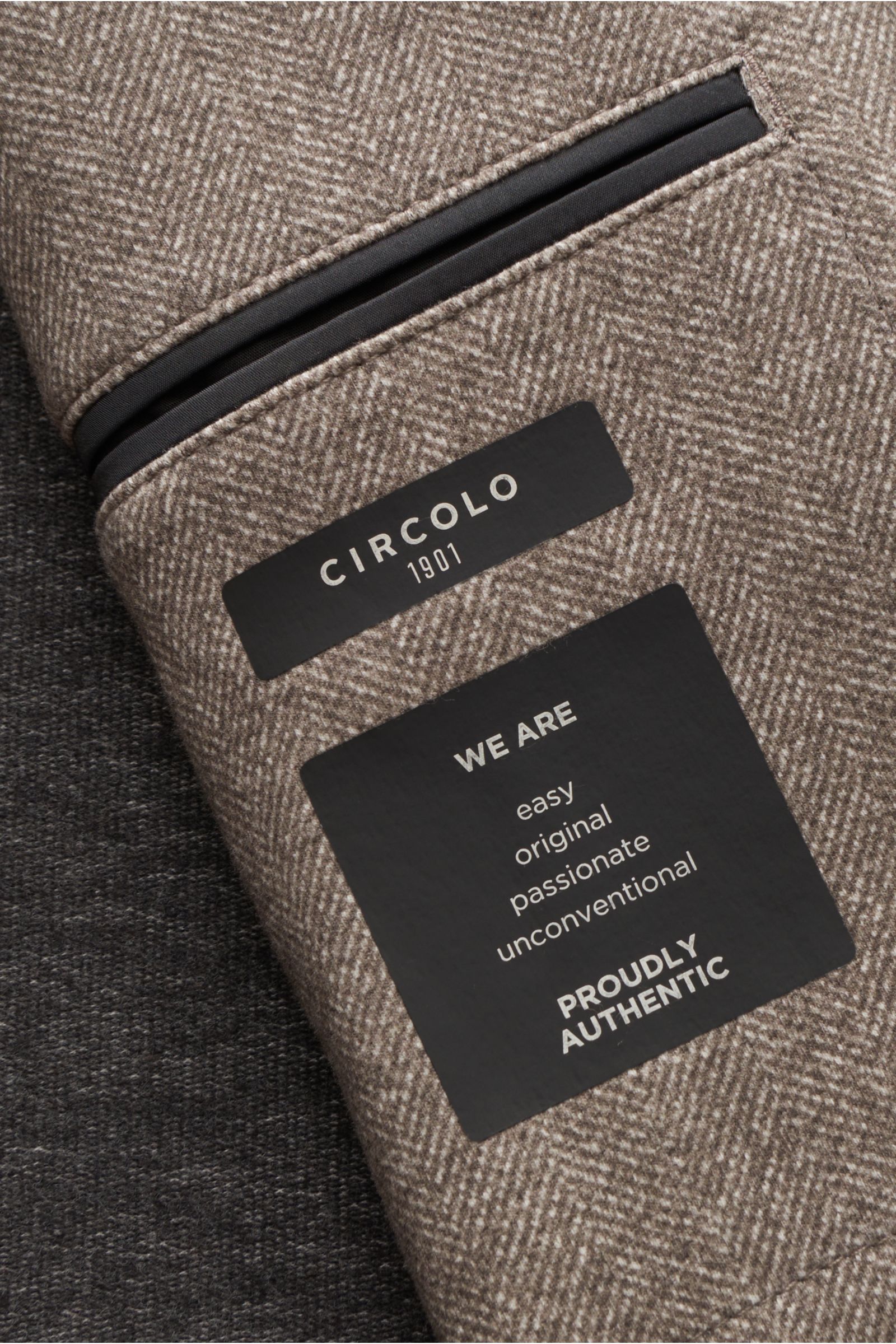 CIRCOLO 1901 smart-casual jacket brown patterned | BRAUN Hamburg