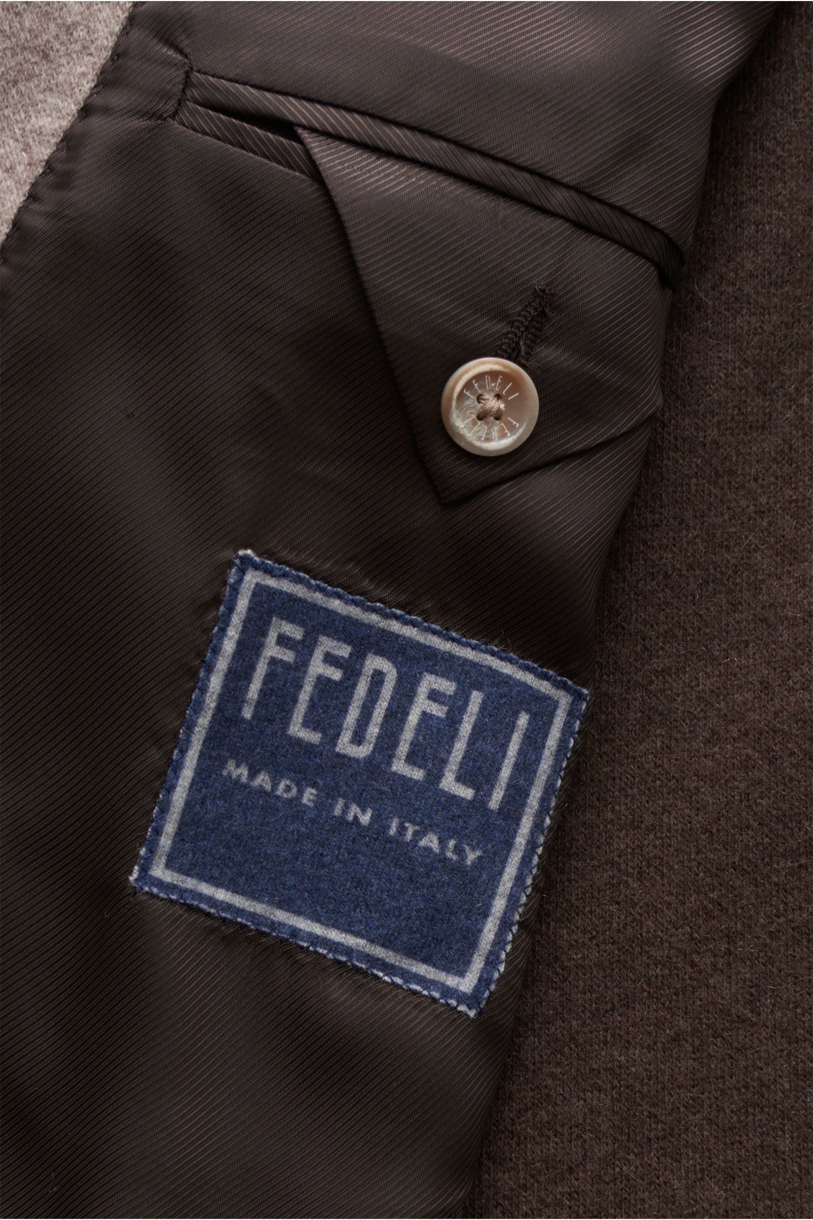 FEDELI cashmere jersey jacket 'Damon' beige | BRAUN Hamburg