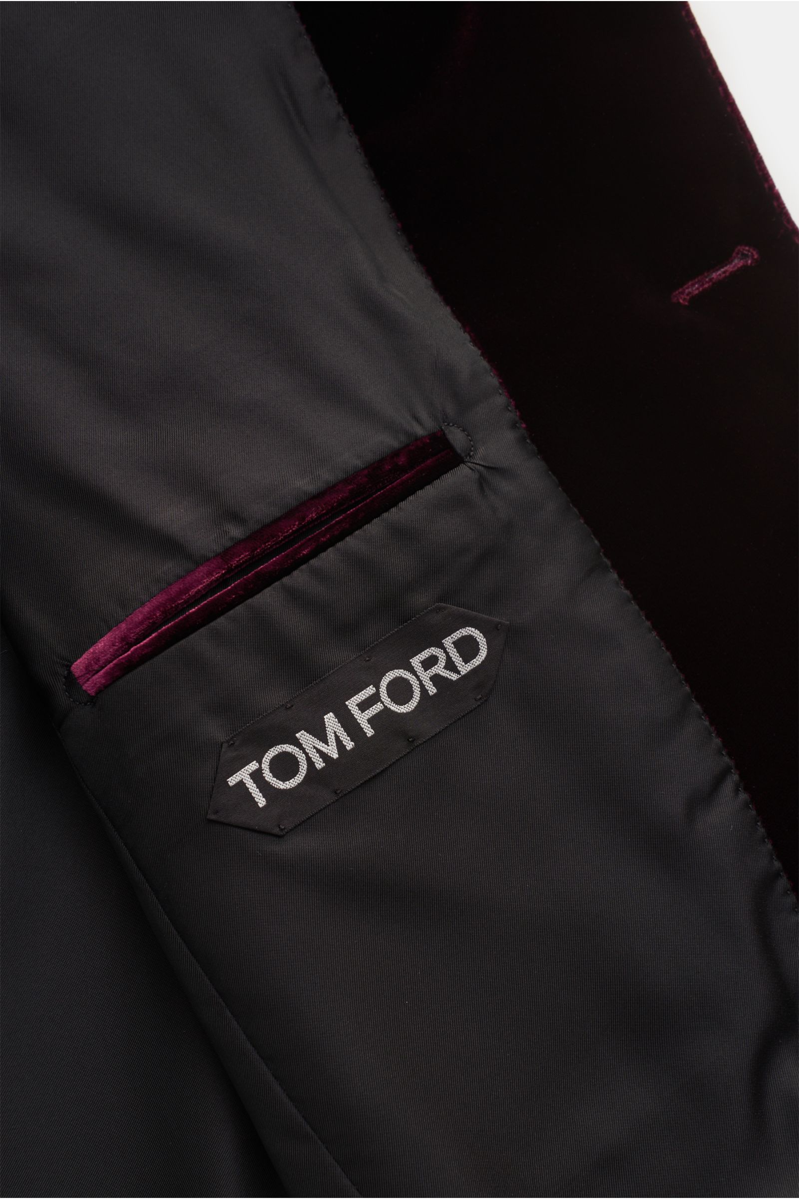 TOM FORD Samtsakko 'Atticus' bordeaux | BRAUN Hamburg