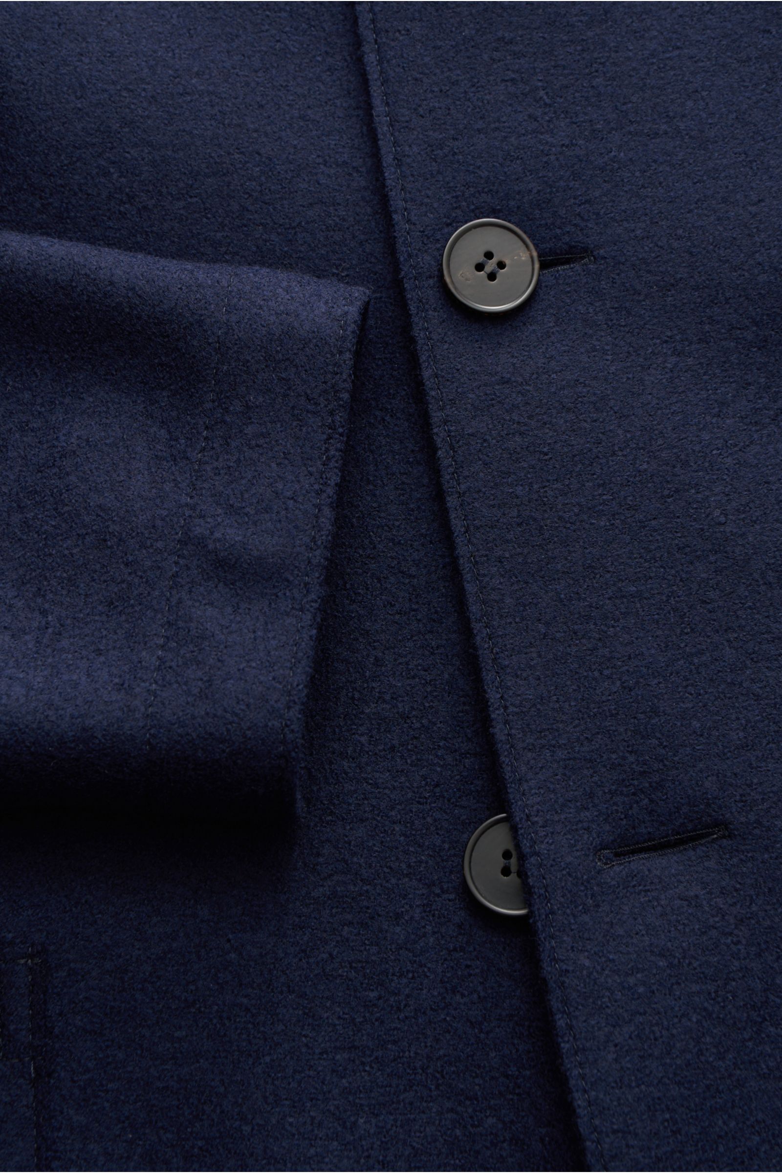 HARRIS WHARF LONDON smart-casual jacket 'Nehru Jacket' navy | BRAUN Hamburg