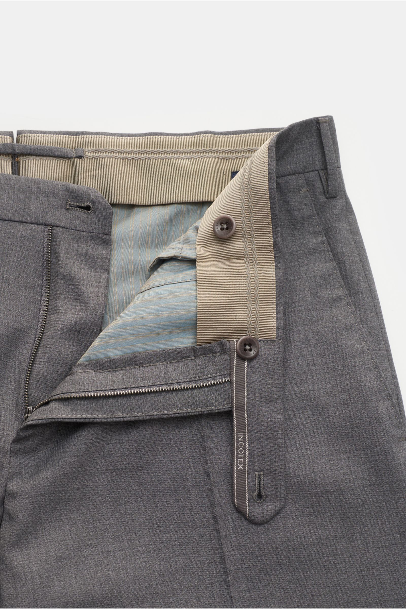 INCOTEX wool trousers grey | BRAUN Hamburg