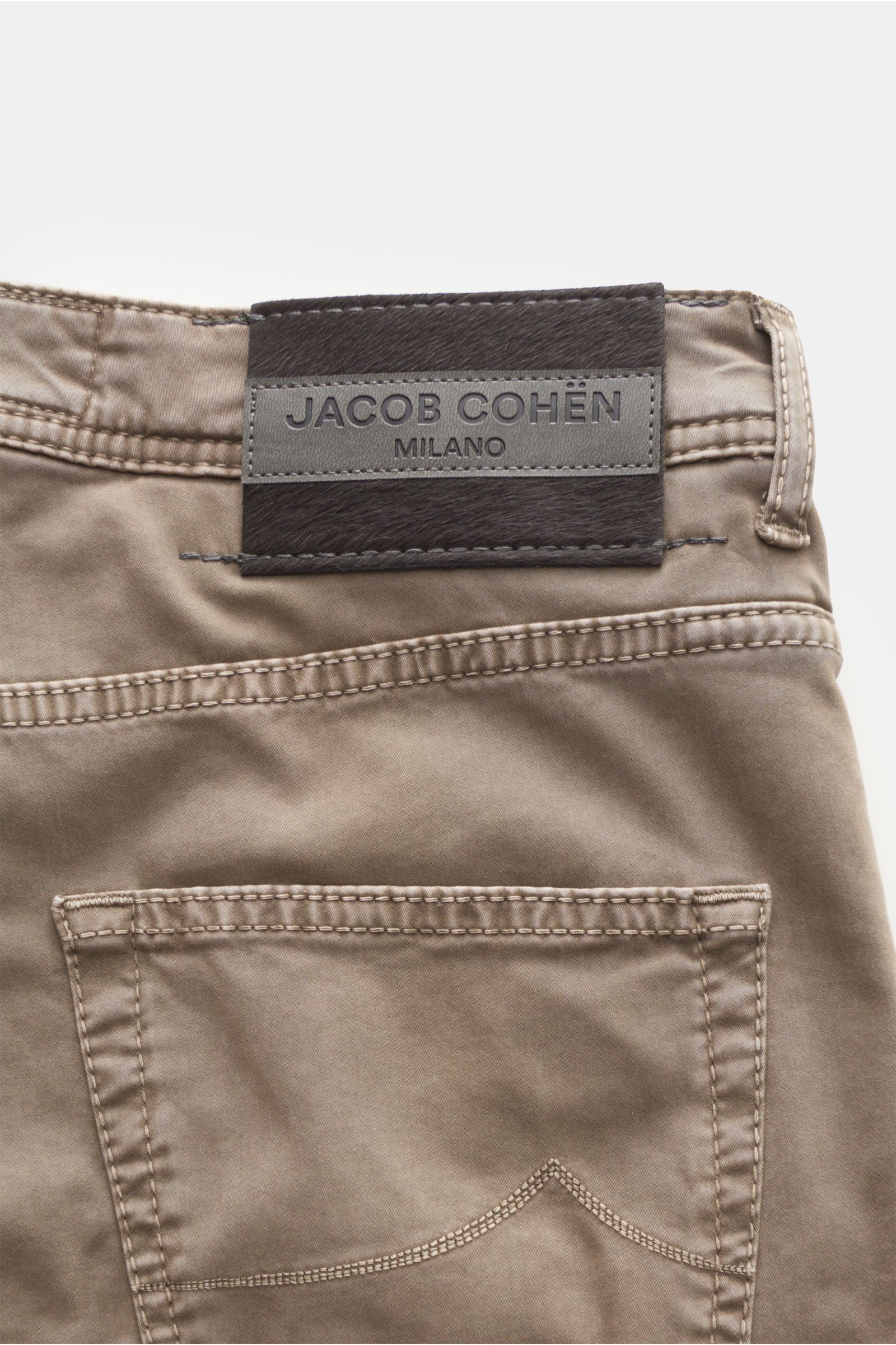 JACOB COHEN trousers 'Lenny Milano' grey-brown | BRAUN Hamburg