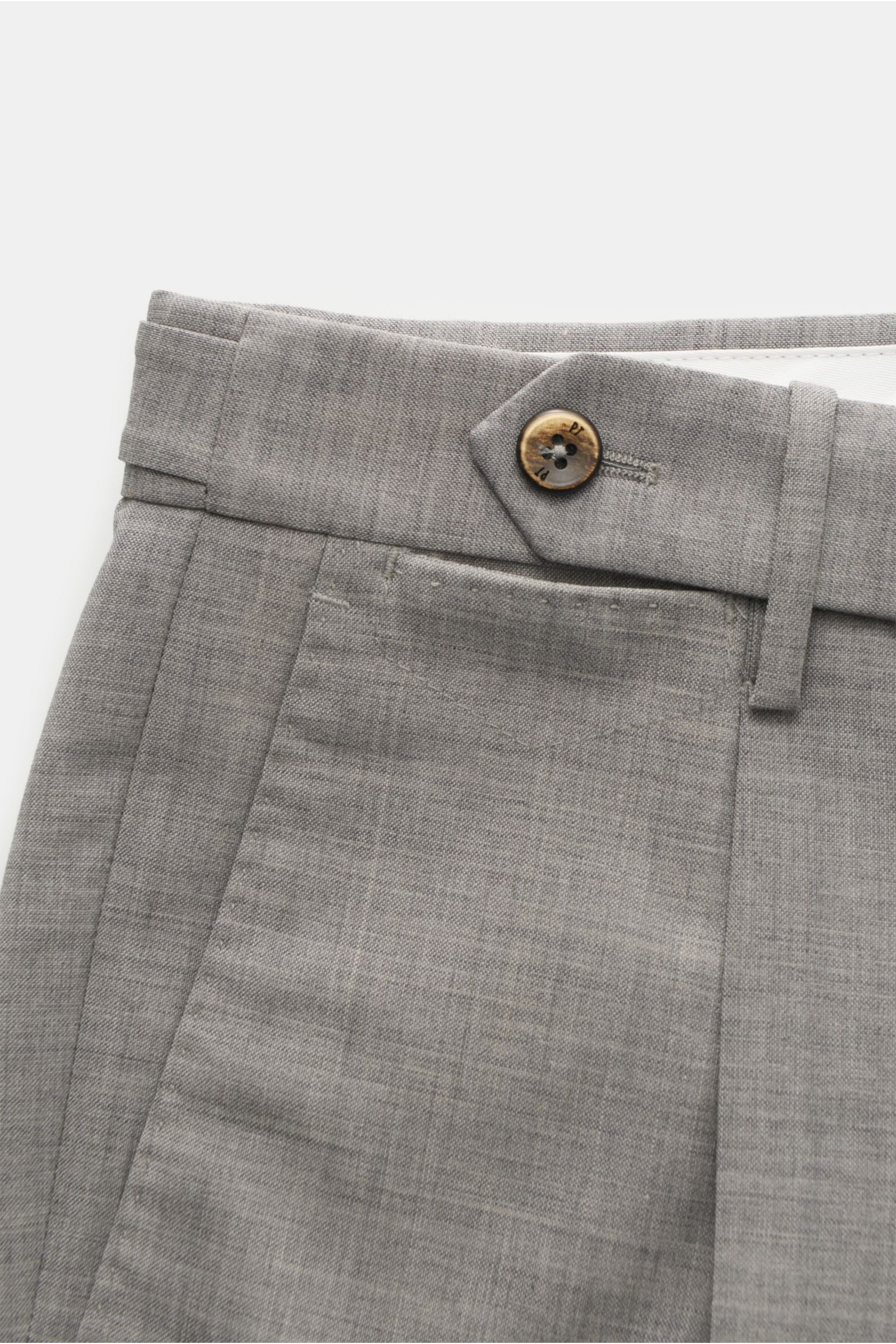 PT TORINO wool trousers 'Gentleman Fit' grey | BRAUN Hamburg