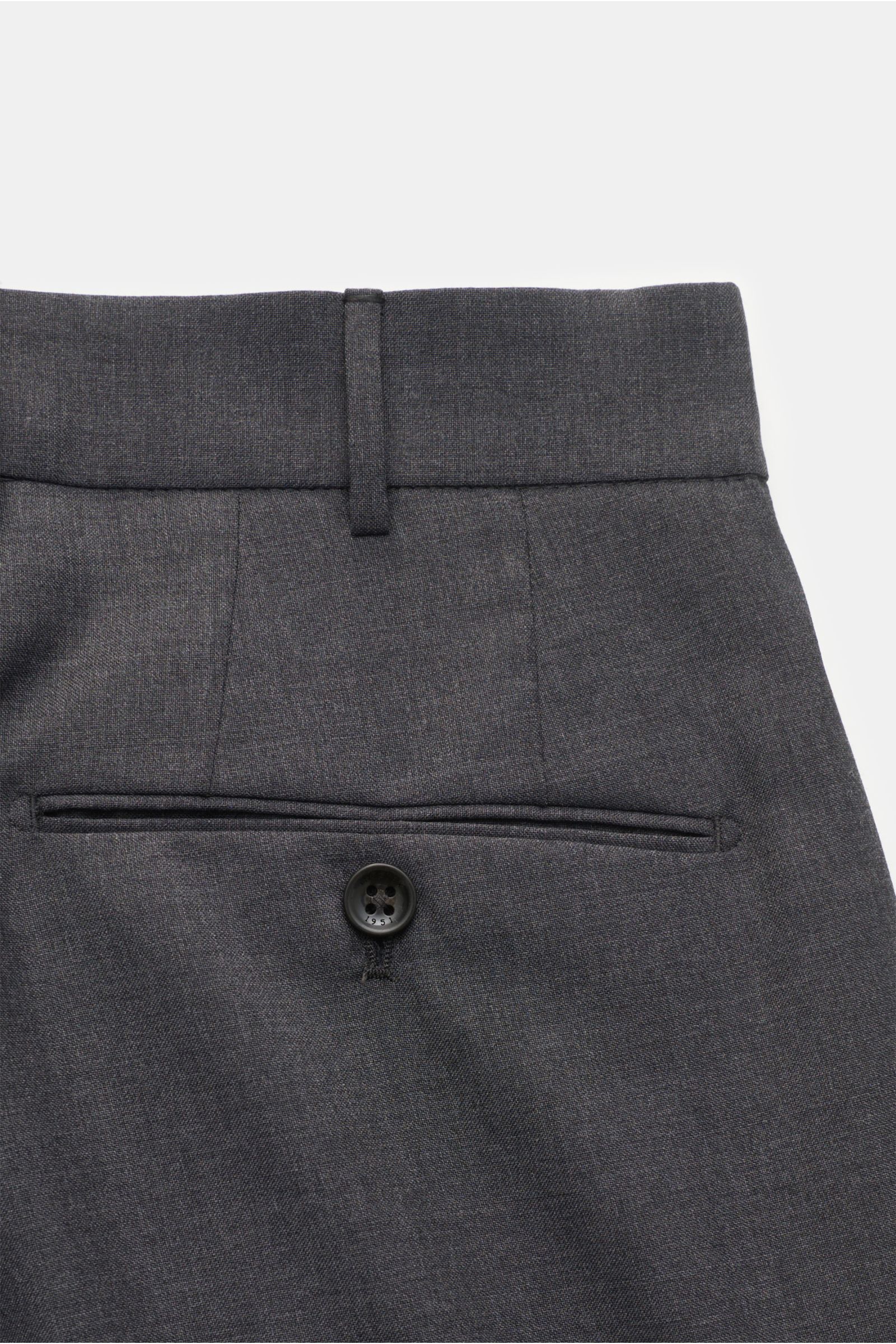 INCOTEX Wollhose 'Tapered Fit' dunkelgrau | BRAUN Hamburg