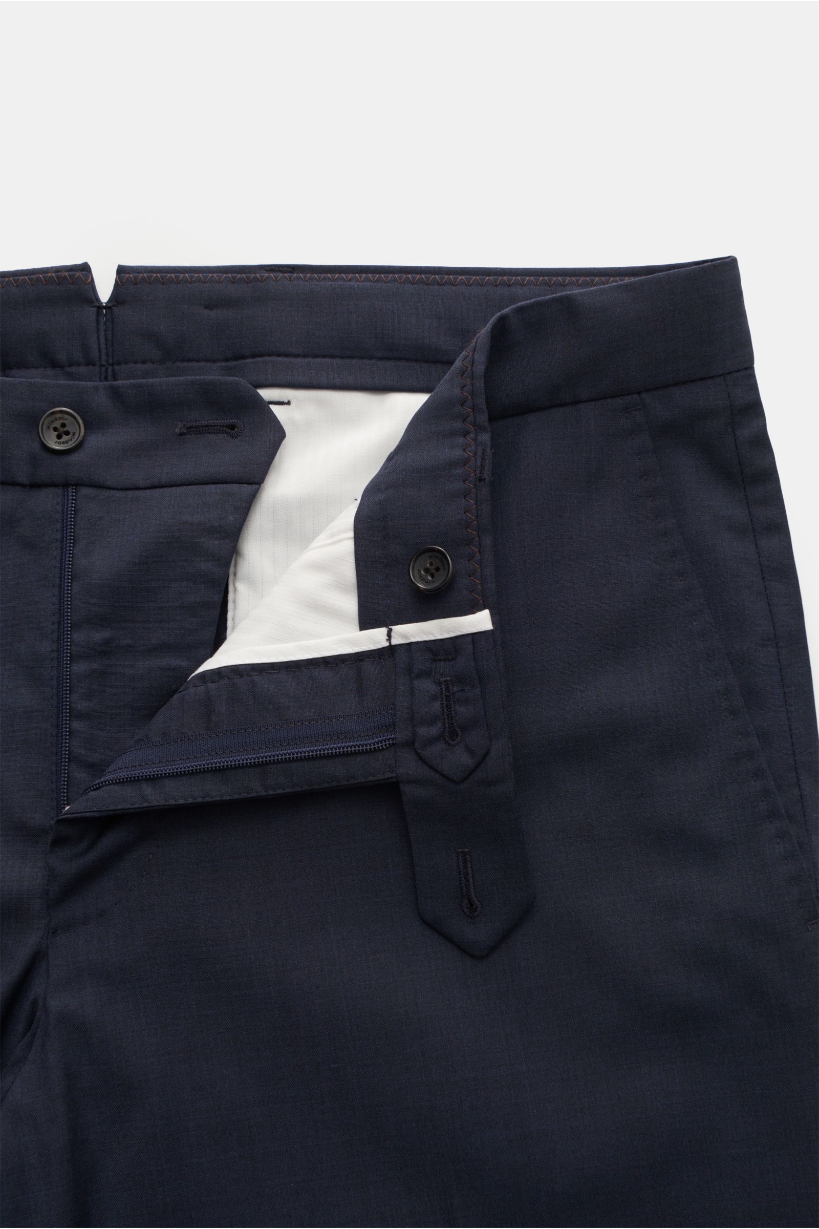 WINDSOR wool trousers 'Peso 2' navy | BRAUN Hamburg
