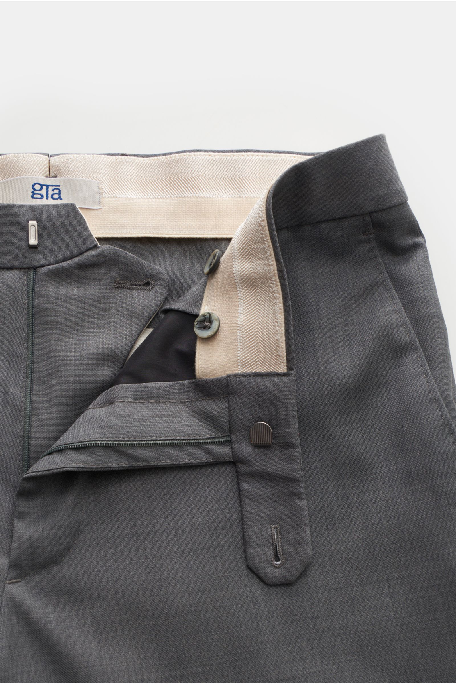 GTA Wollhose 'Federico' grau meliert | BRAUN Hamburg