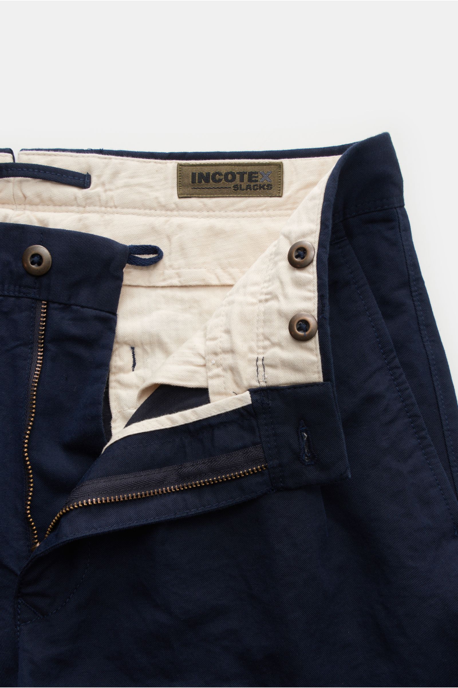 INCOTEX SLACKS Hose 'Tapered Fit' navy | BRAUN Hamburg