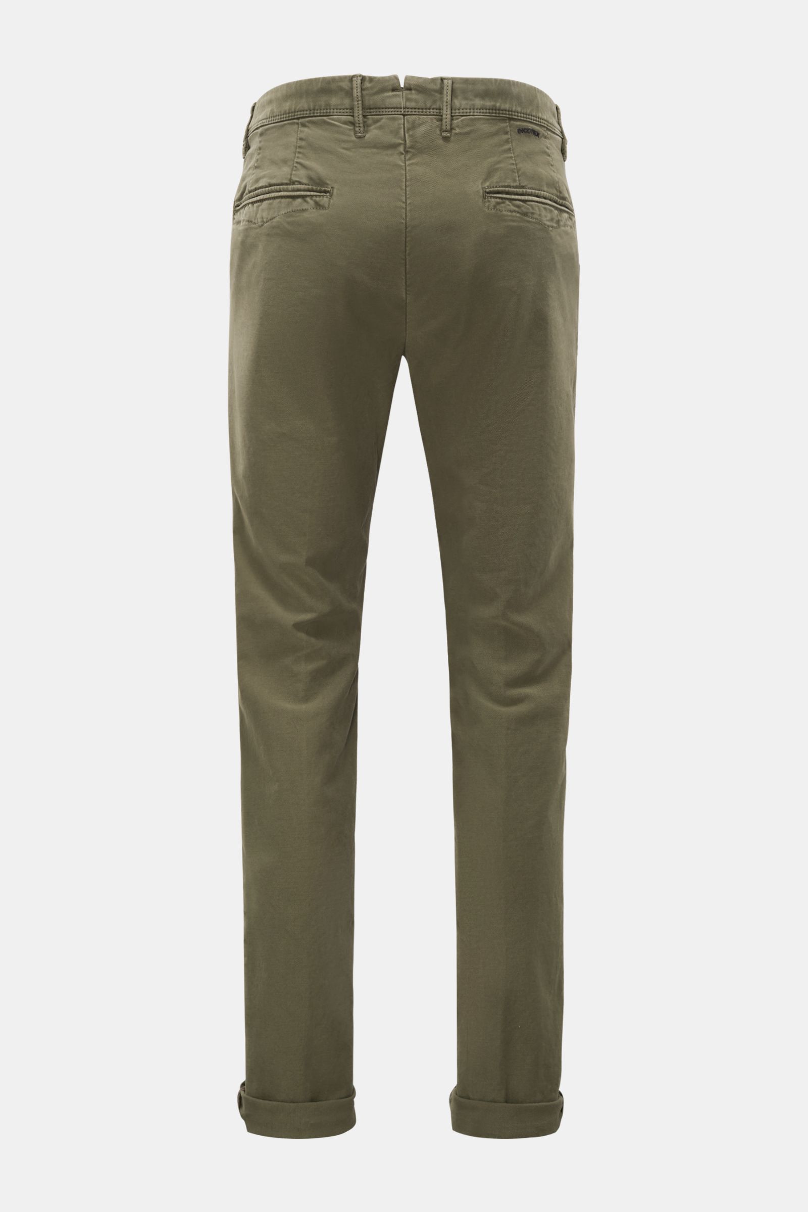 INCOTEX SLACKS Hose 'Slim Fit' oliv | BRAUN Hamburg