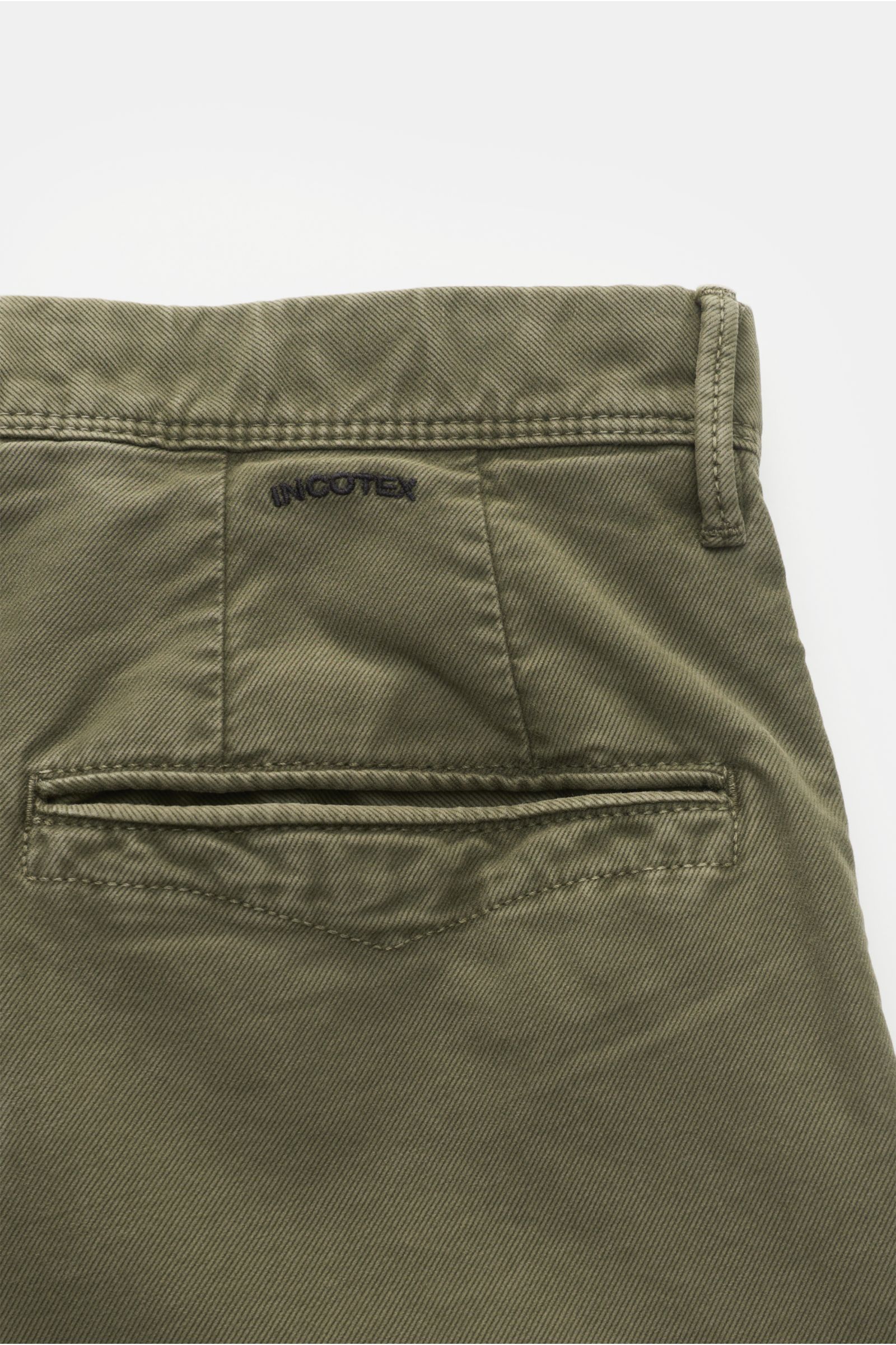 INCOTEX SLACKS Hose 'Slim Fit' oliv | BRAUN Hamburg