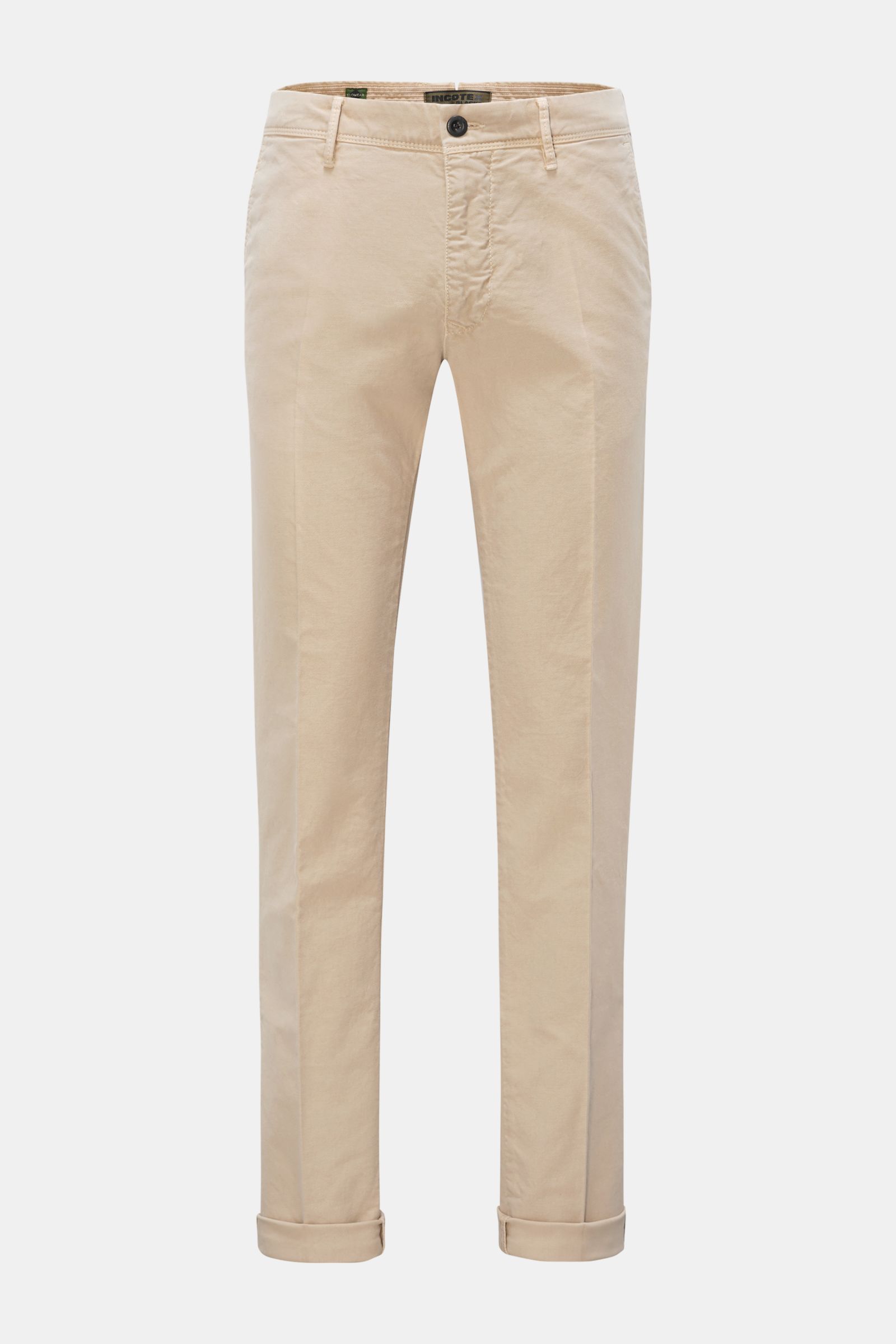 INCOTEX SLACKS trousers 'Slim Fit' beige | BRAUN Hamburg