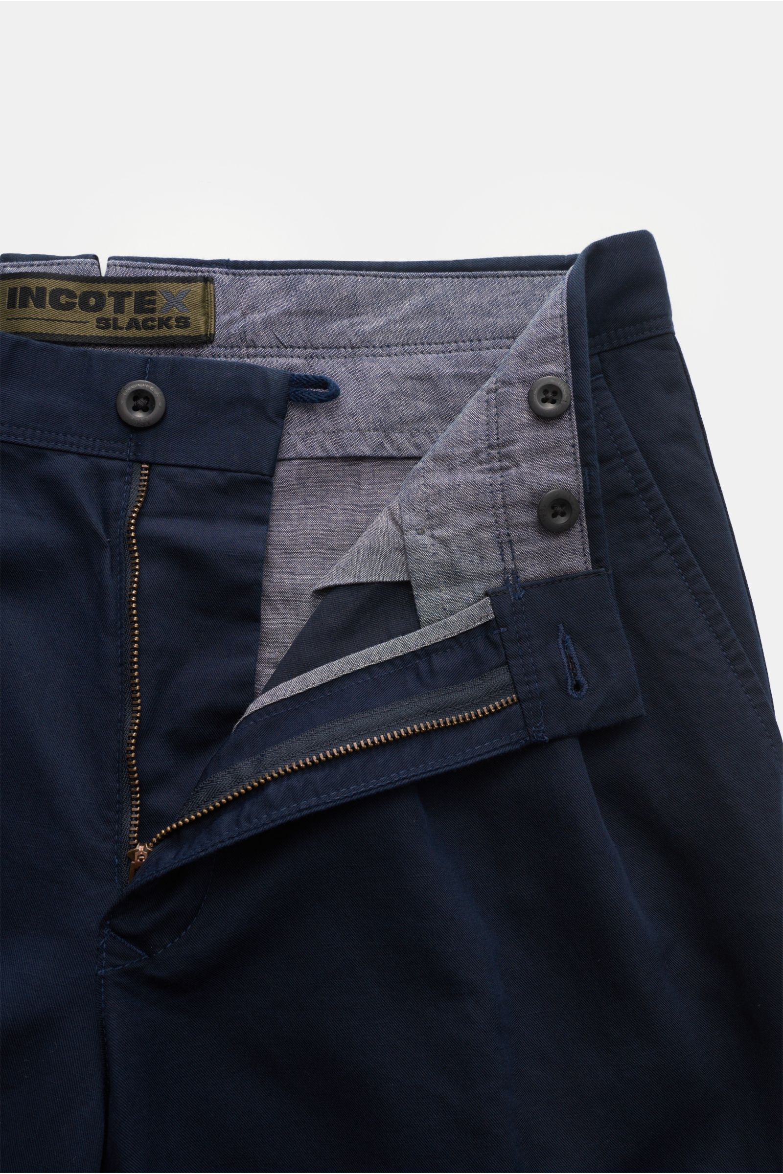 INCOTEX SLACKS Hose 'Tapered Fit' navy | BRAUN Hamburg
