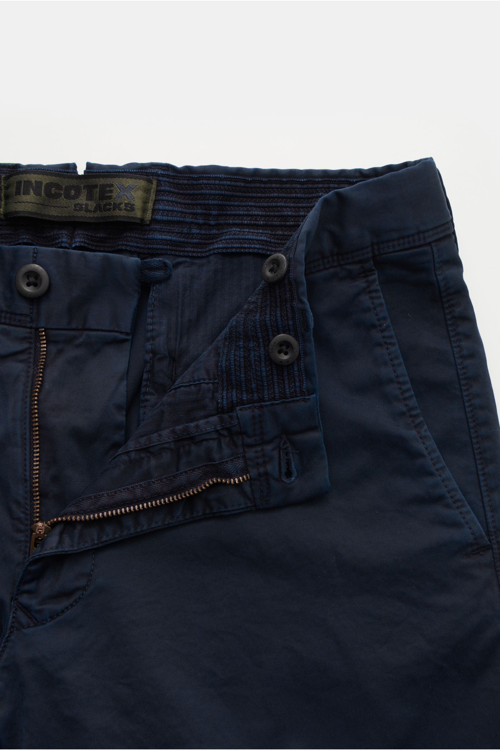 INCOTEX SLACKS Hose 'Slim Fit' navy | BRAUN Hamburg