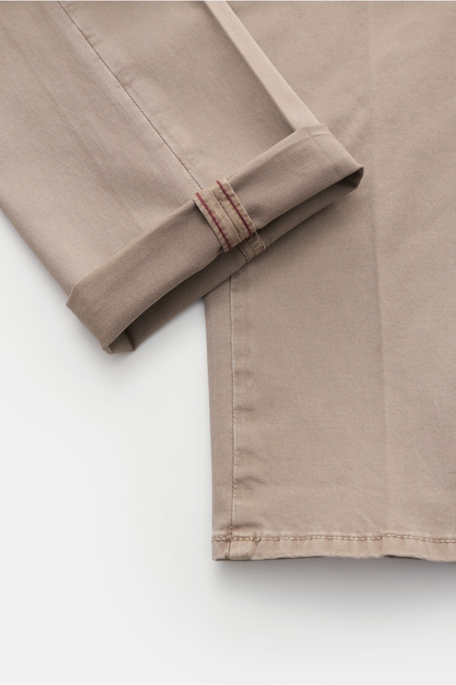 INCOTEX SLACKS Hose 'Slim Fit' graubraun | BRAUN Hamburg