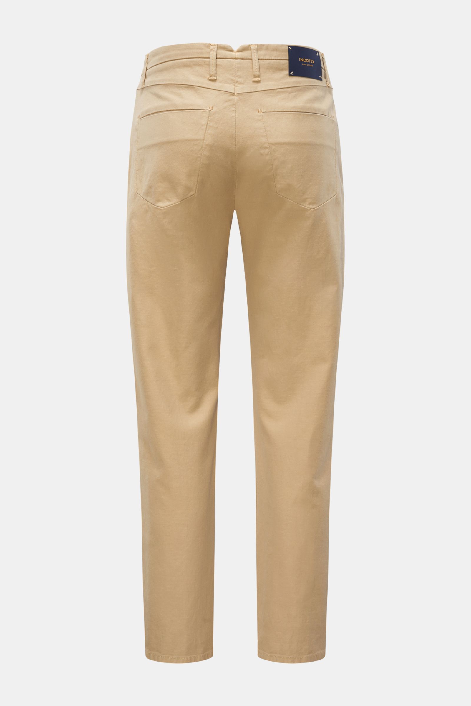 INCOTEX BLUE DIVISION Twill-Hose beige | BRAUN Hamburg