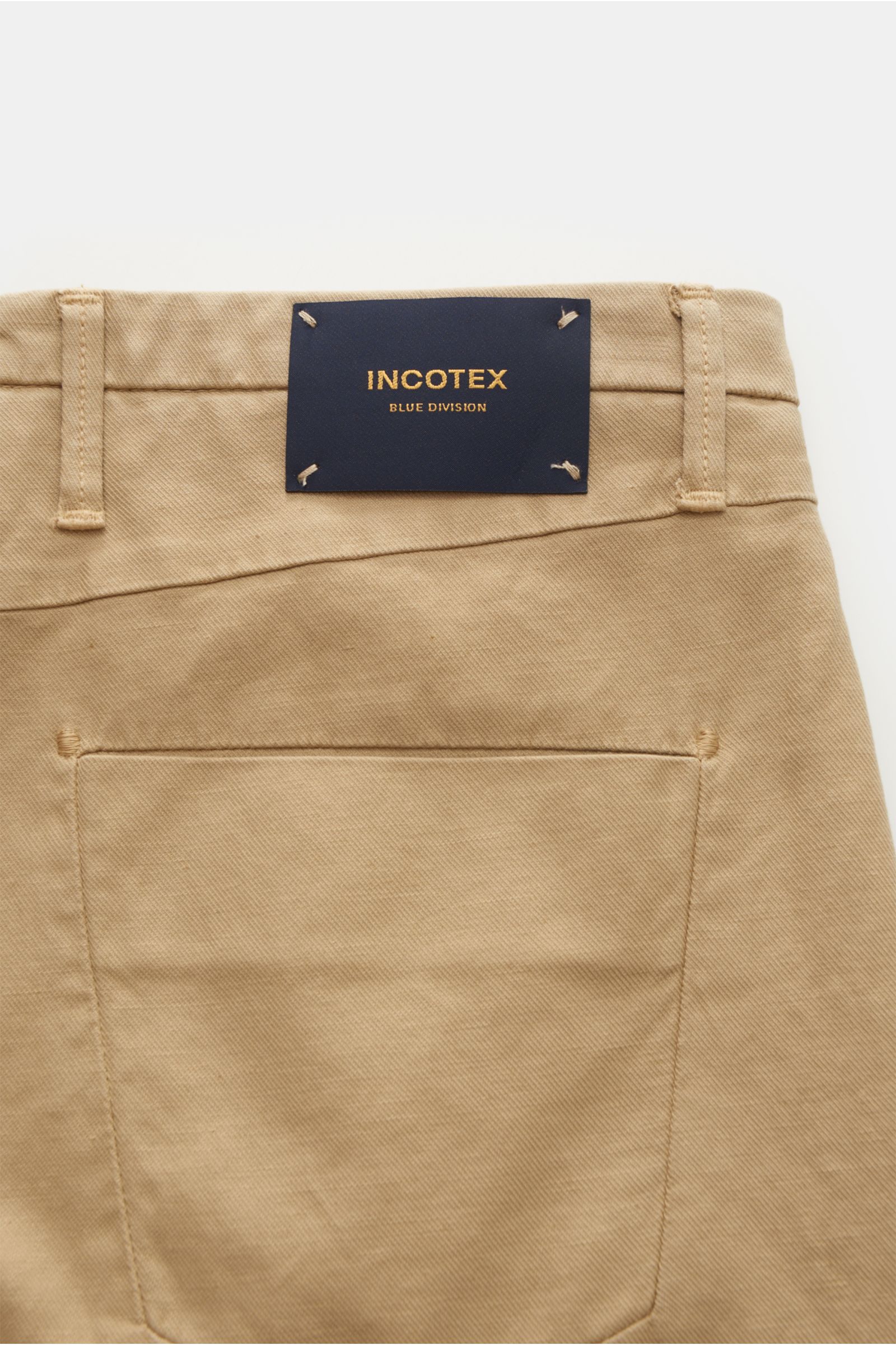 INCOTEX BLUE DIVISION Twill-Hose beige | BRAUN Hamburg