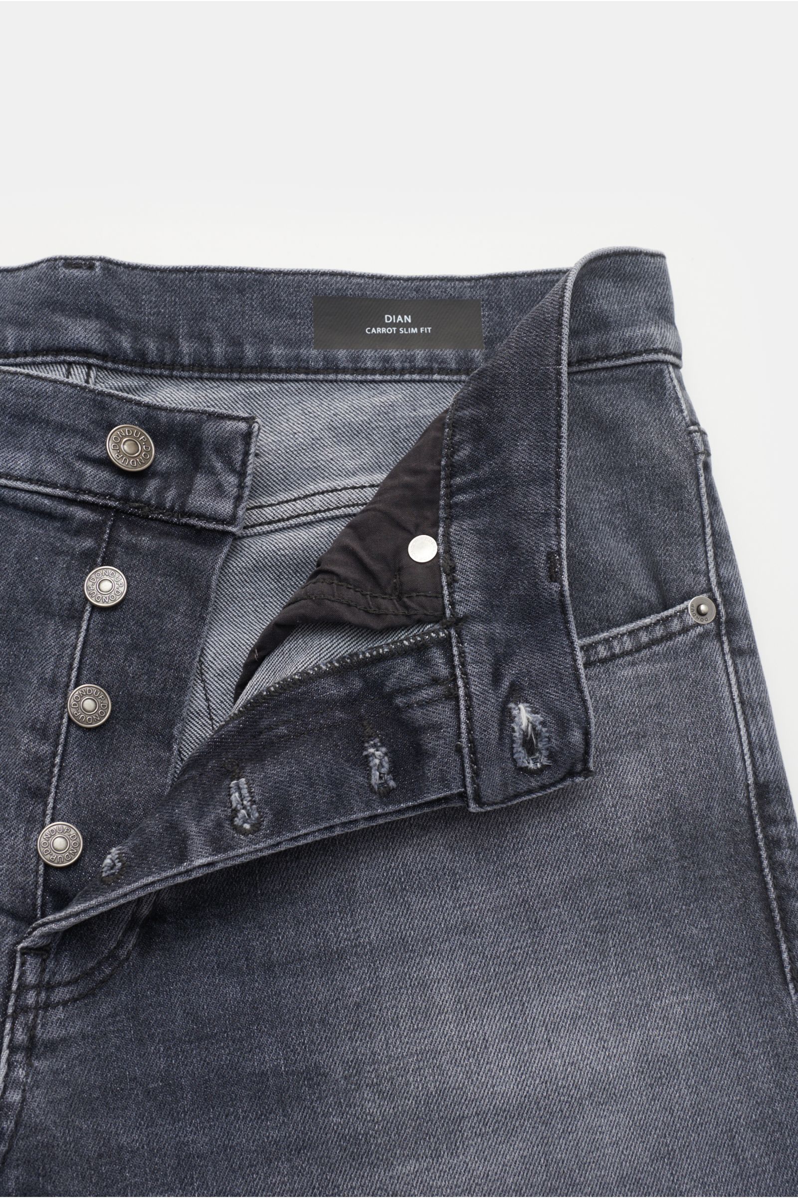 DONDUP jeans 'Dian Carrot Slim Fit' dark grey | BRAUN Hamburg
