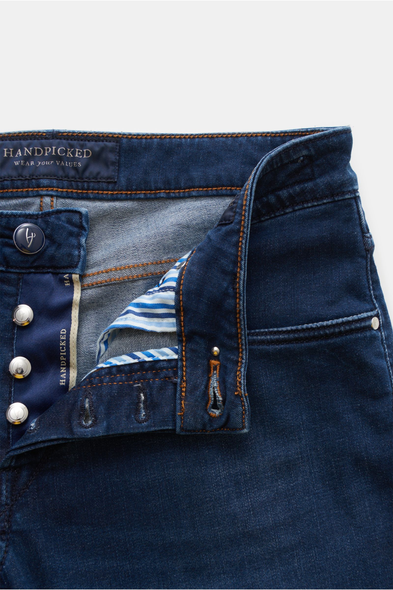 HANDPICKED jeans 'Orvieto' navy | BRAUN Hamburg