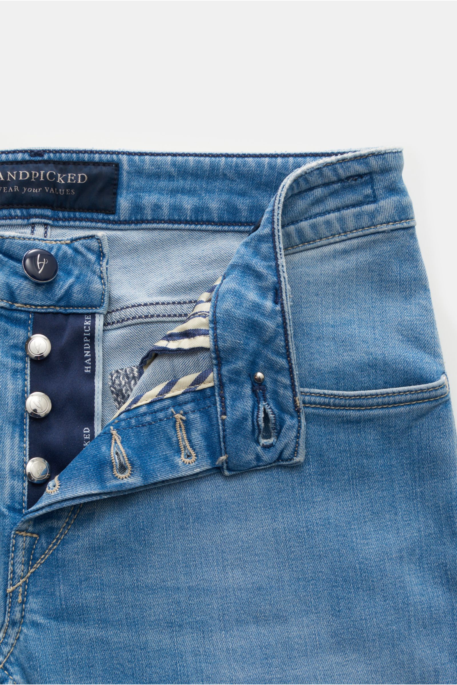 HANDPICKED Jeans 'Orvieto' hellblau | BRAUN Hamburg