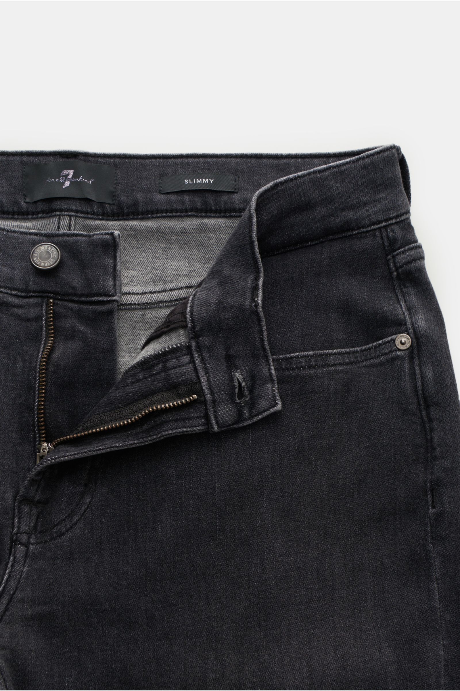 7 FOR ALL MANKIND Jeans 'Slimmy' dunkelgrau | BRAUN Hamburg