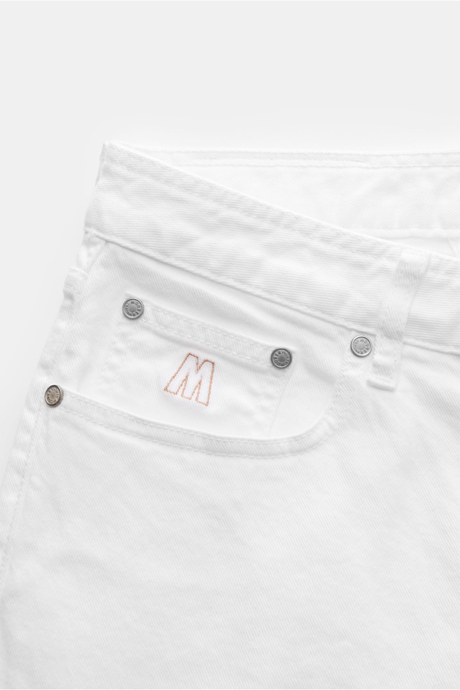 MOORER jeans 'Credi' white | BRAUN Hamburg