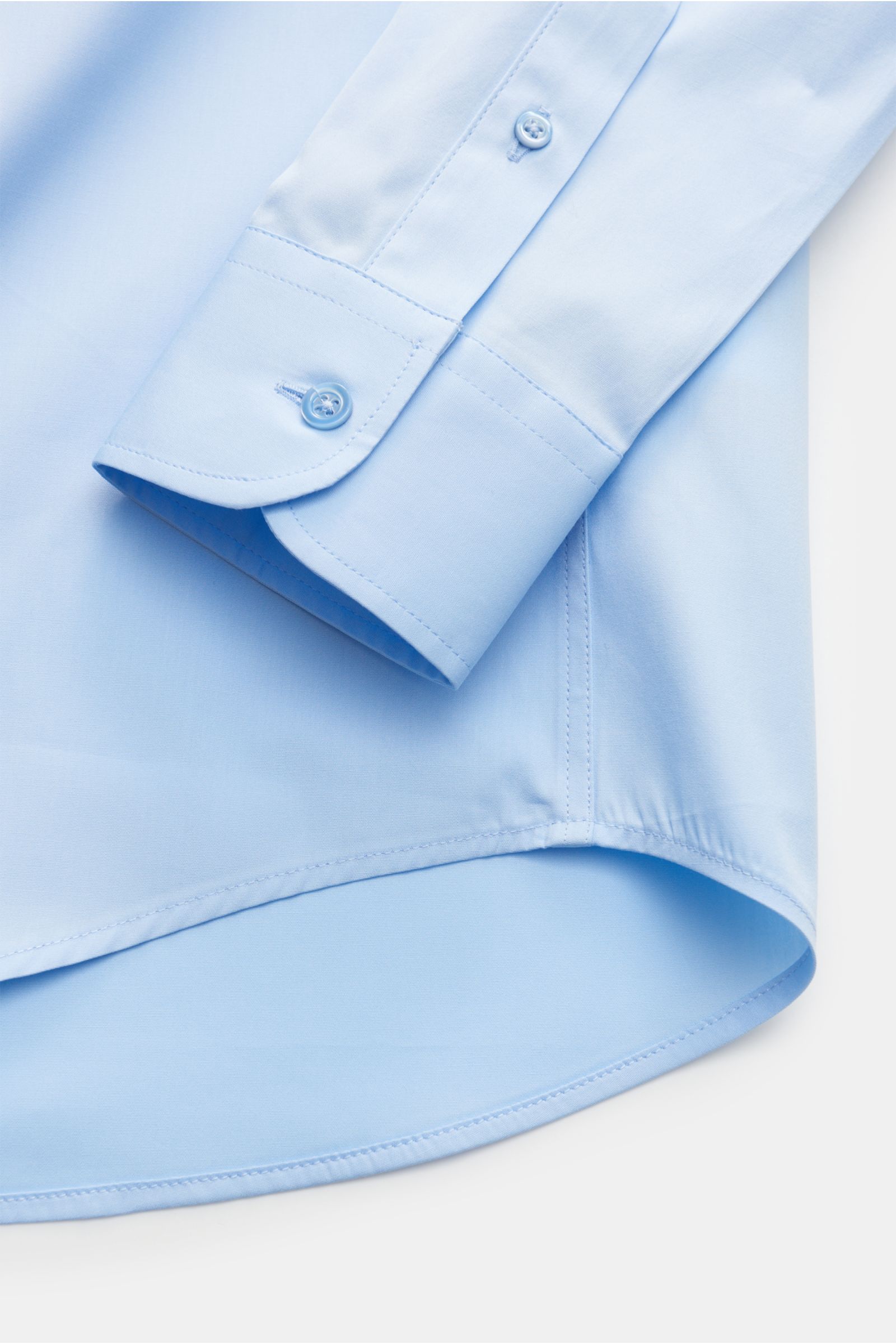 AMI PARIS Casual Hemd schmaler Kragen hellblau | BRAUN Hamburg