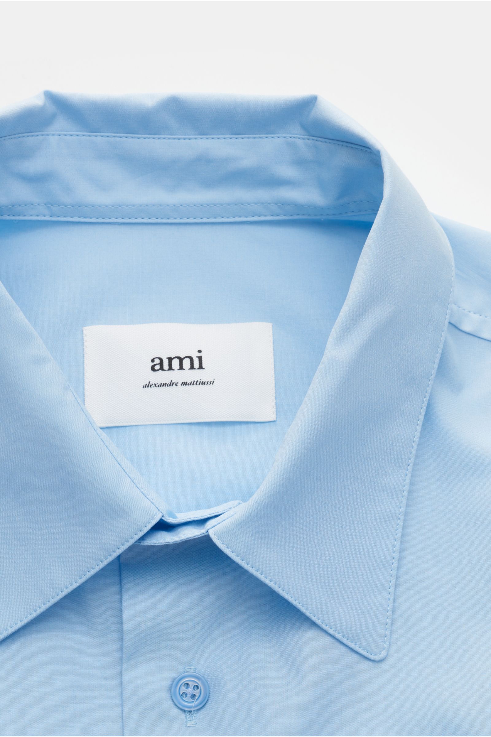 AMI PARIS Casual Hemd Kent-Kragen hellblau | BRAUN Hamburg