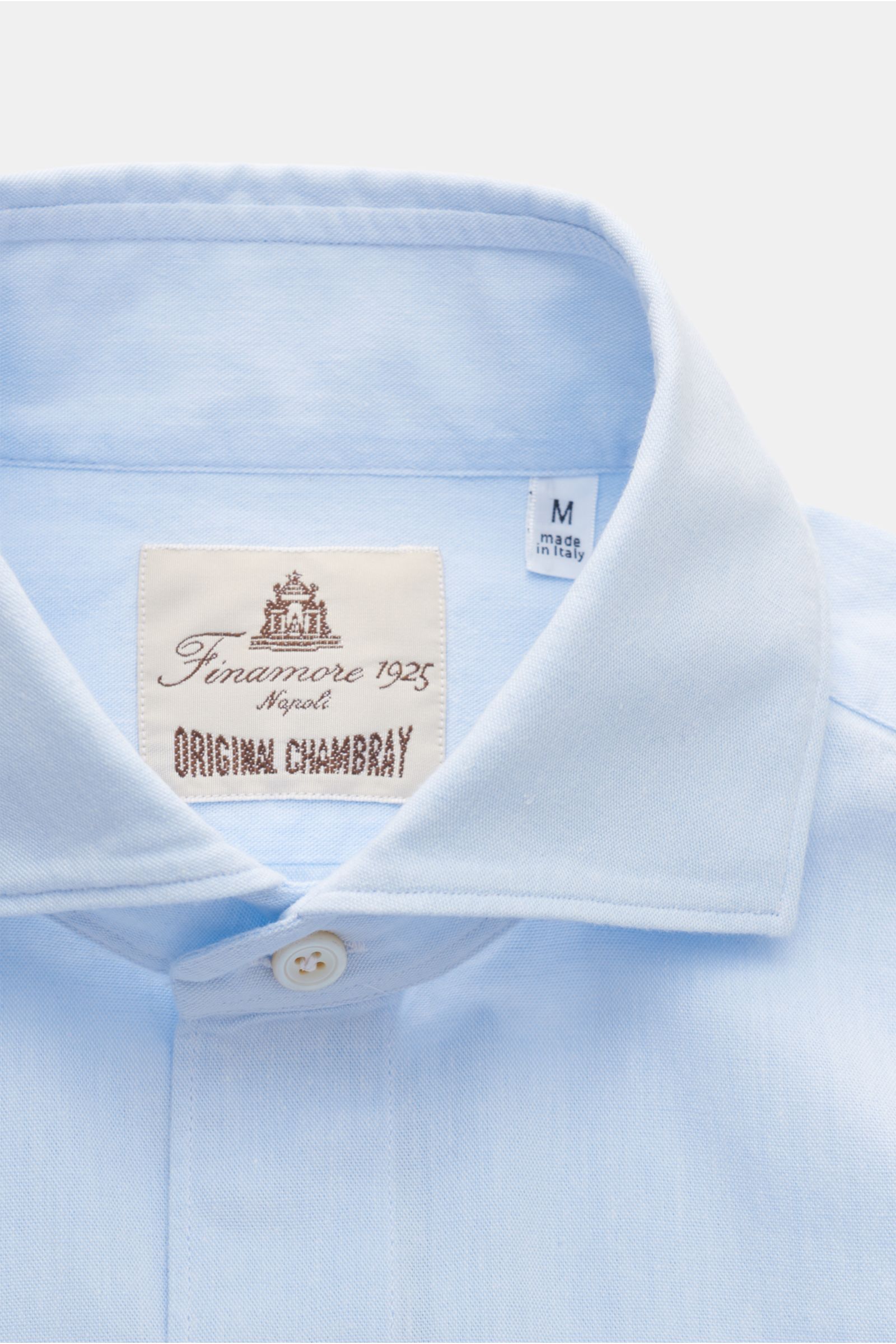 FINAMORE casual shirt 'Eduardo Gaeta' shark collar pastel blue | BRAUN ...