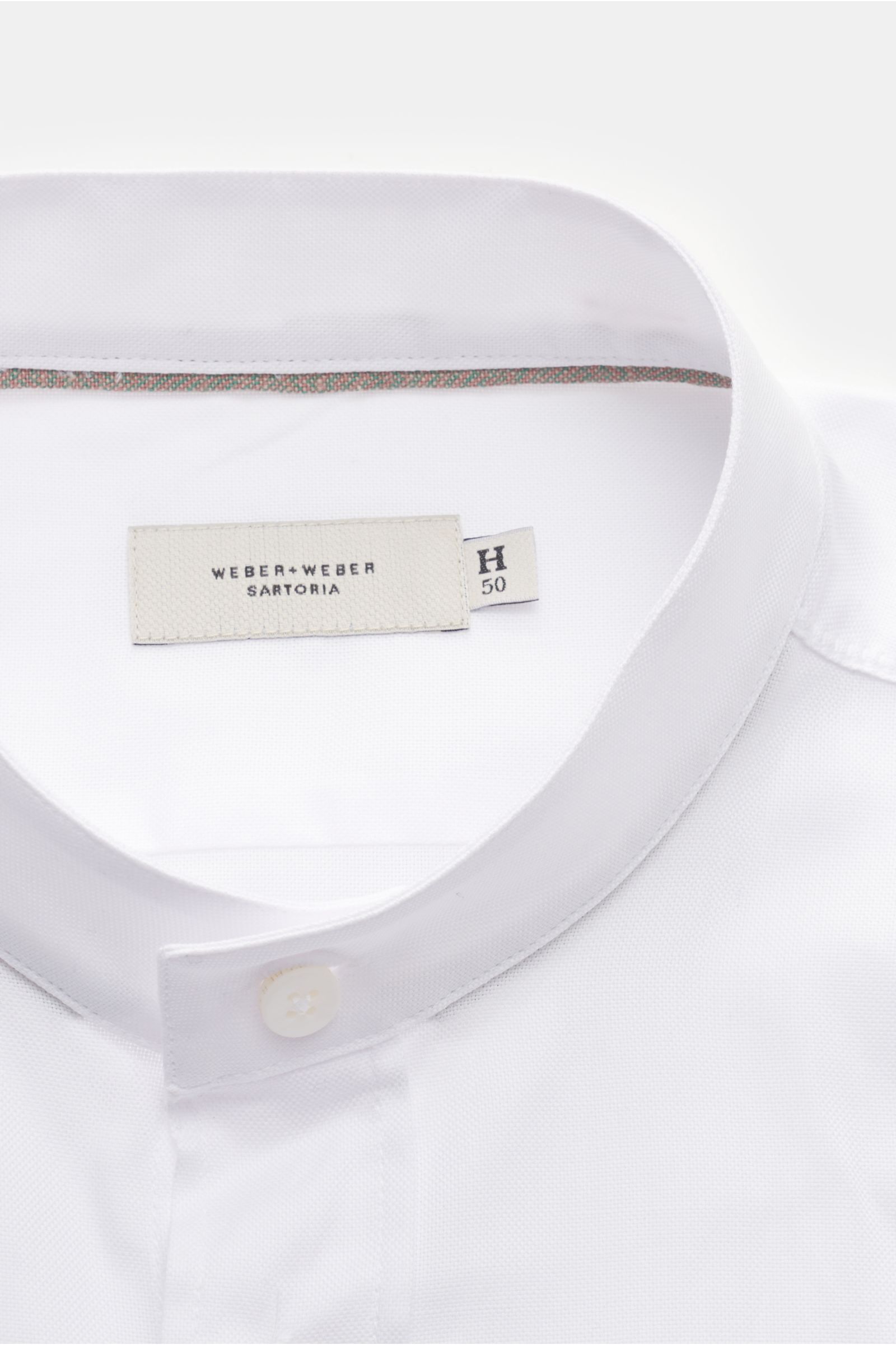 WEBER + WEBER Oxford shirt 'Vintage Oxford Collar Shirt' grandad collar ...