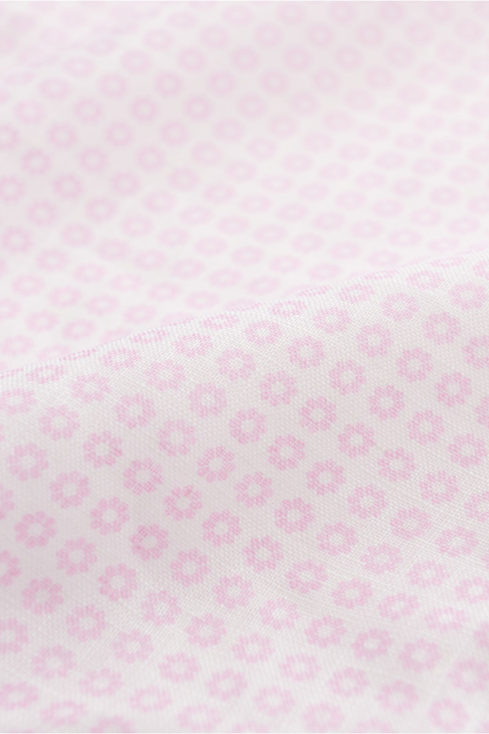 EDDY MONETTI linen shirt Kent collar white/rose patterned | BRAUN Hamburg