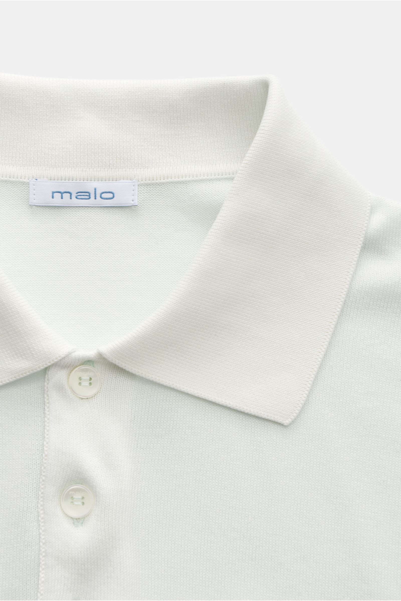 MALO knit polo pastel green | BRAUN Hamburg