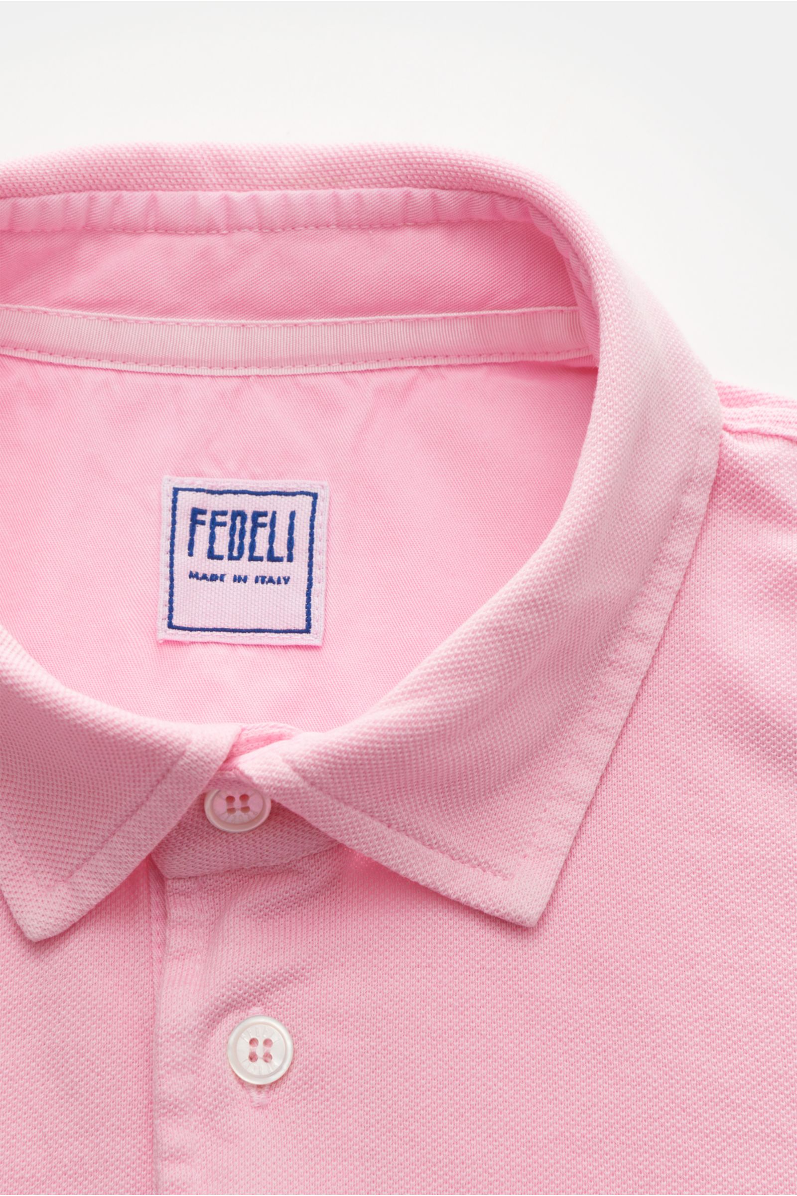 FEDELI Poloshirt 'North' rosé | BRAUN Hamburg