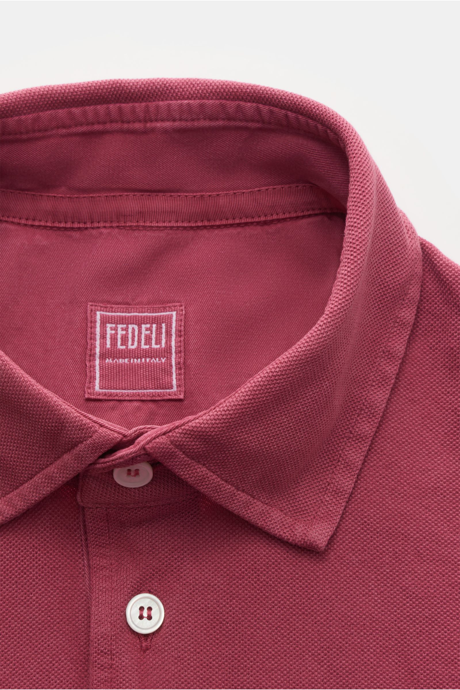FEDELI Poloshirt 'North' magenta | BRAUN Hamburg