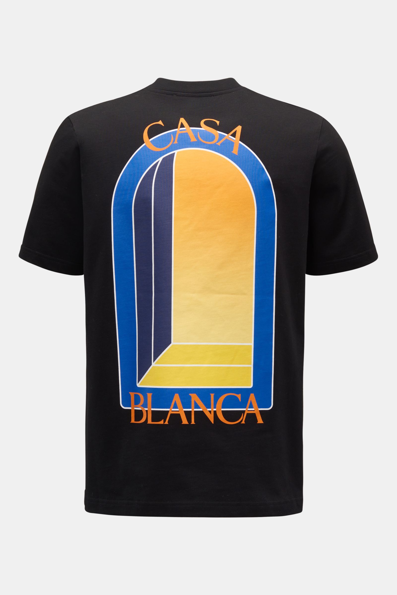 CASABLANCA crew neck T-shirt black | BRAUN Hamburg