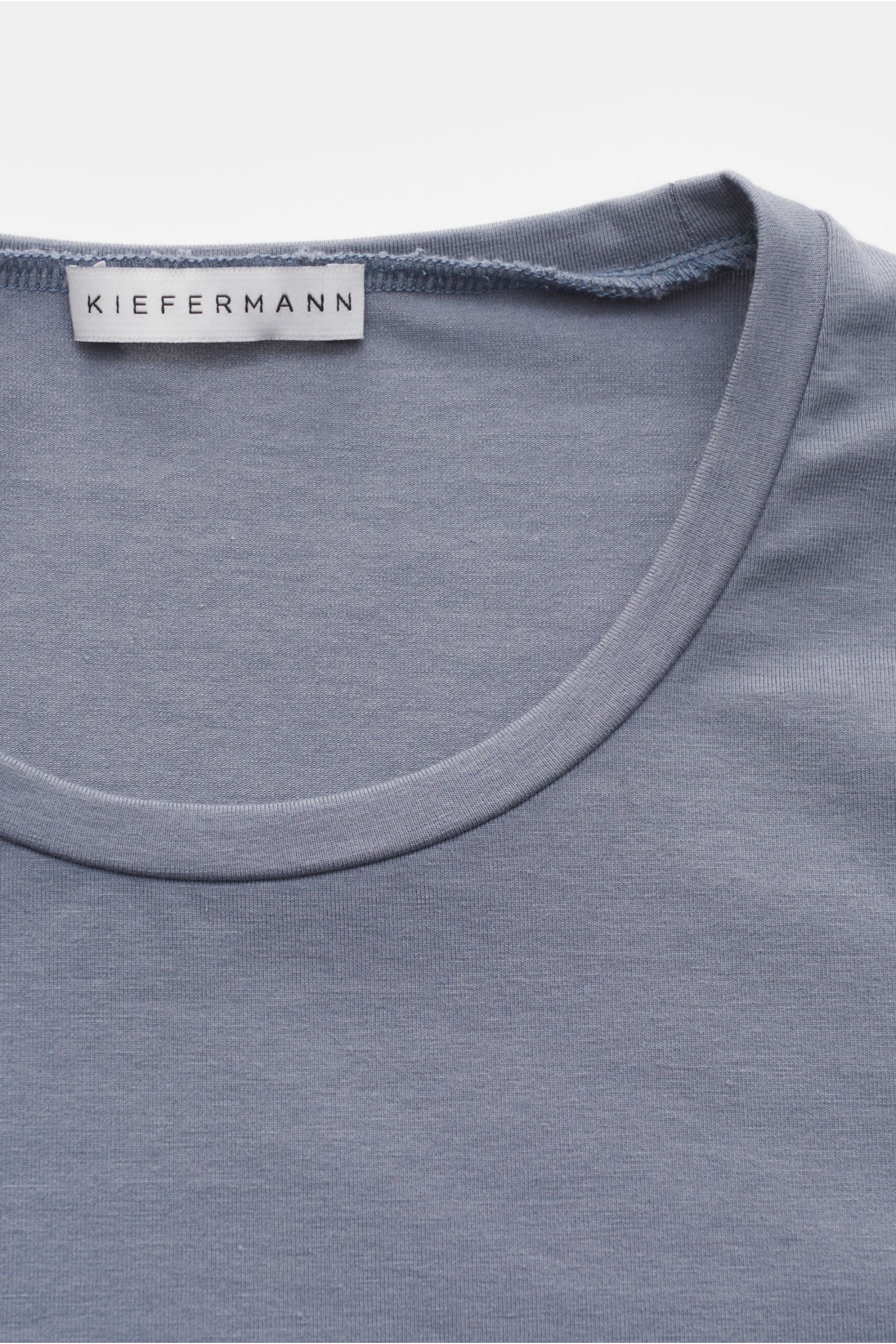 KIEFERMANN crew neck T-shirt 'Hero' grey-blue | BRAUN Hamburg
