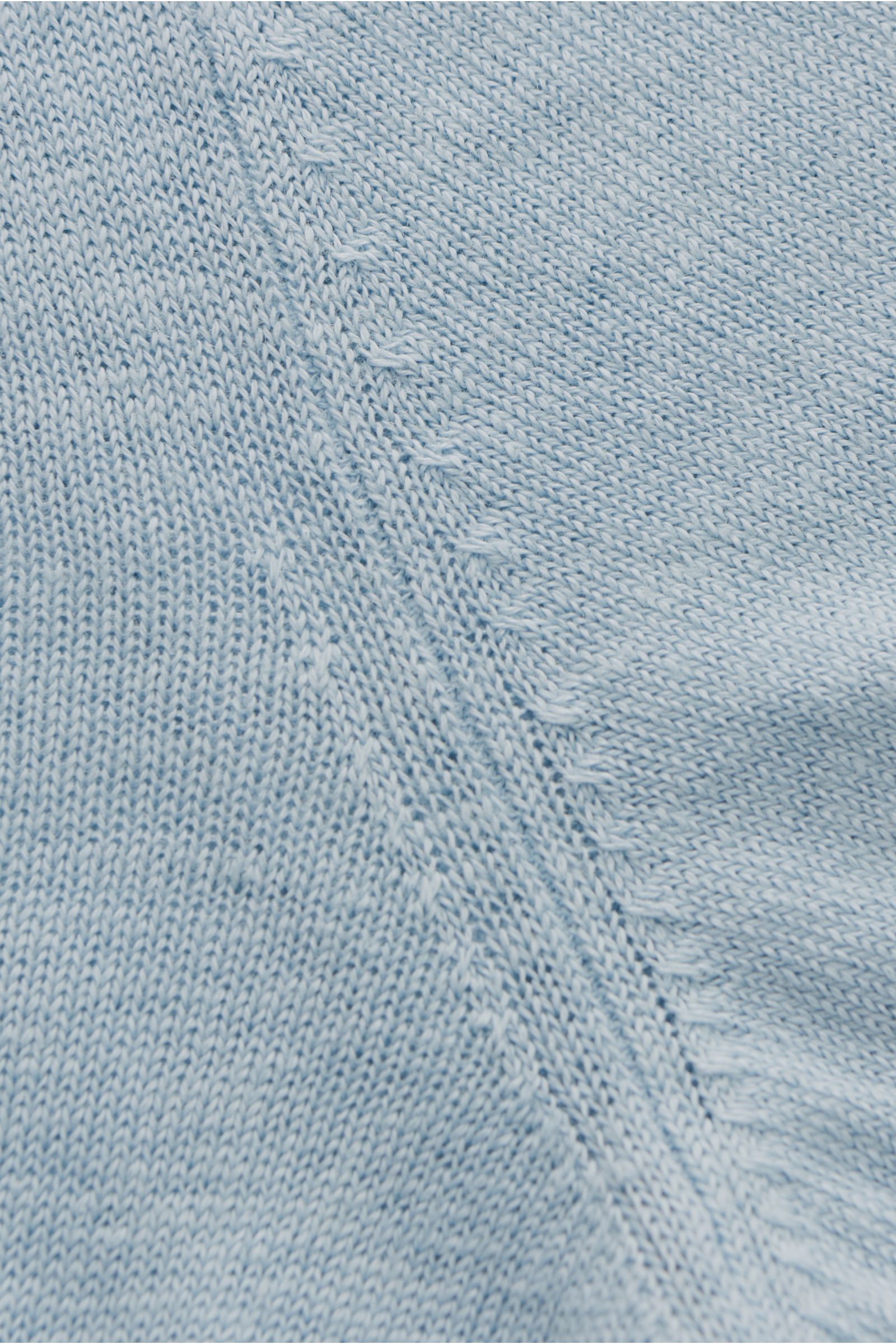 MATÉMA Leinen Kurzarm-Pullover 'Muat' hellblau | BRAUN Hamburg