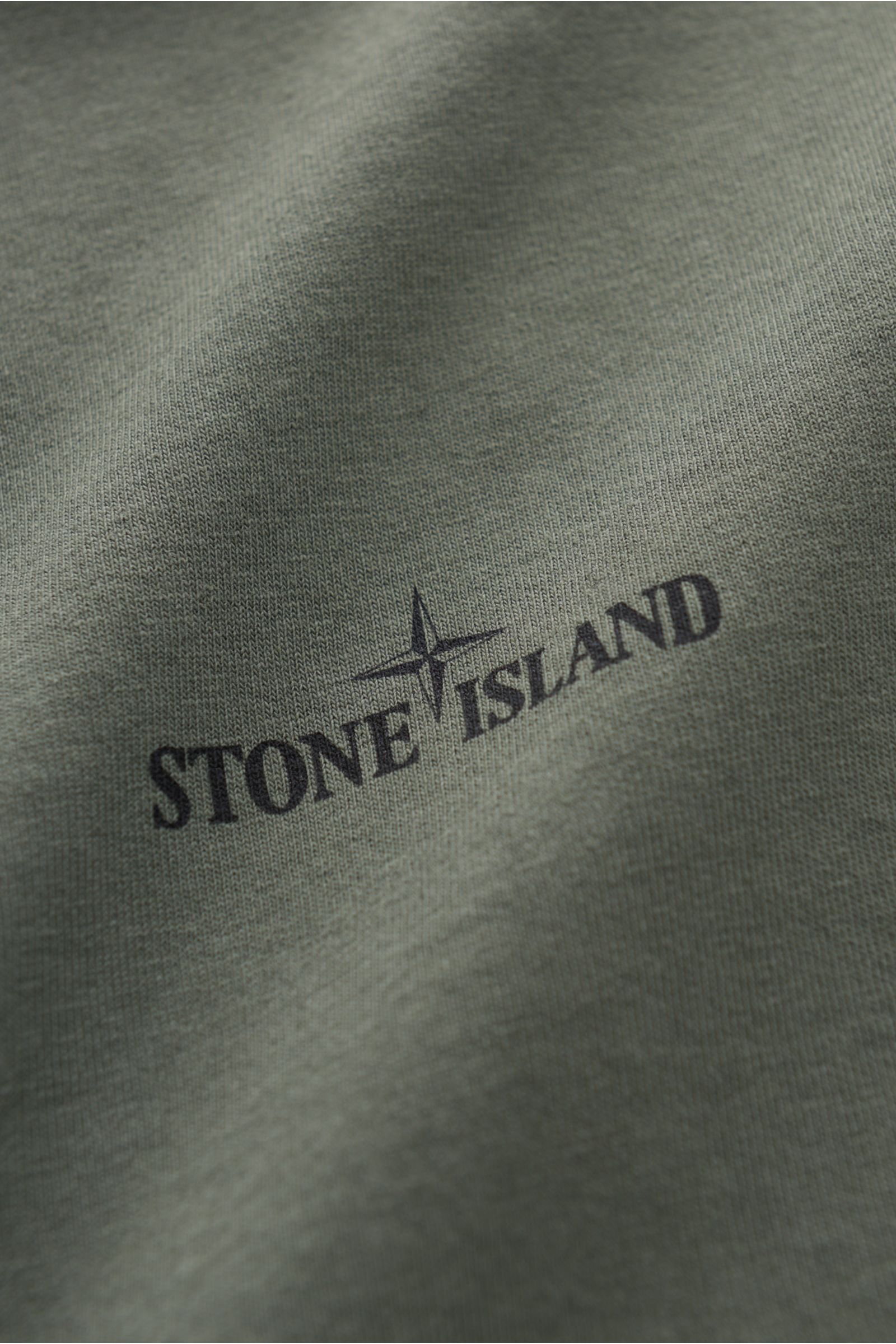 STONE ISLAND crew neck T-shirt grey-green | BRAUN Hamburg