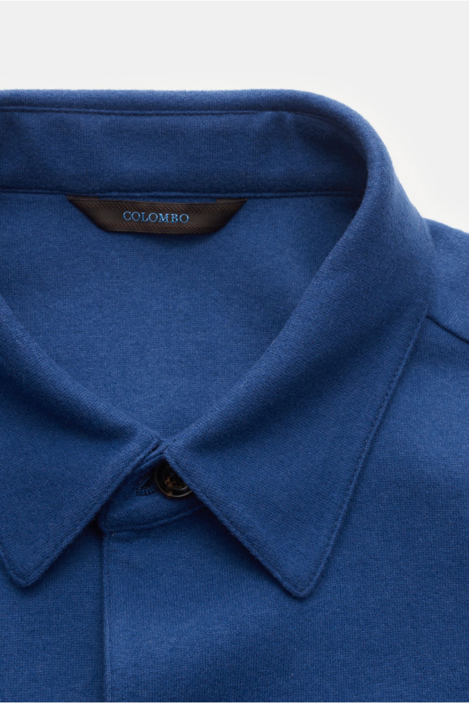 COLOMBO fleece overshirt dark blue | BRAUN Hamburg