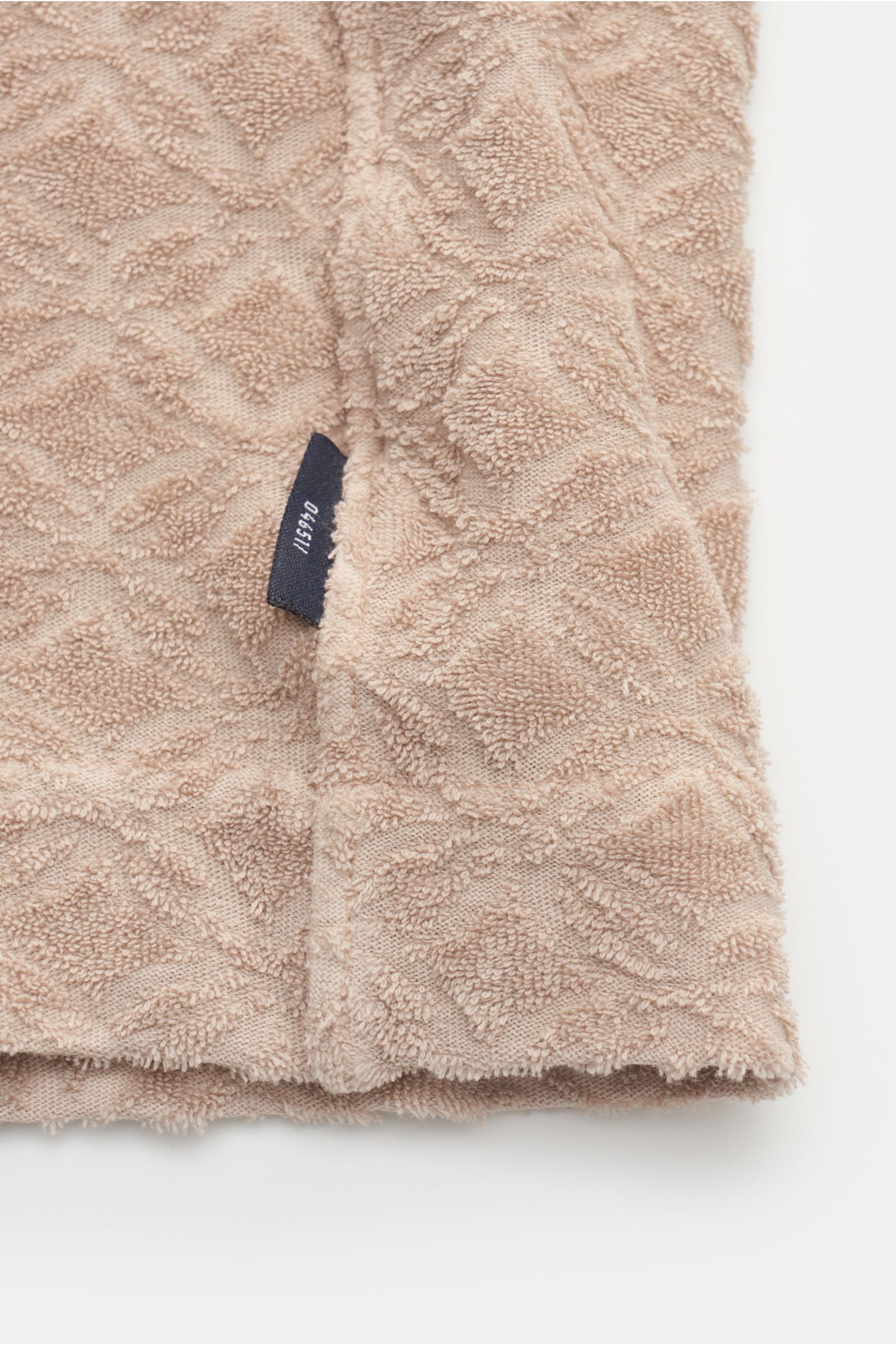 04651/ A TRIP IN A BAG Frottee-Overshirt beige | BRAUN Hamburg