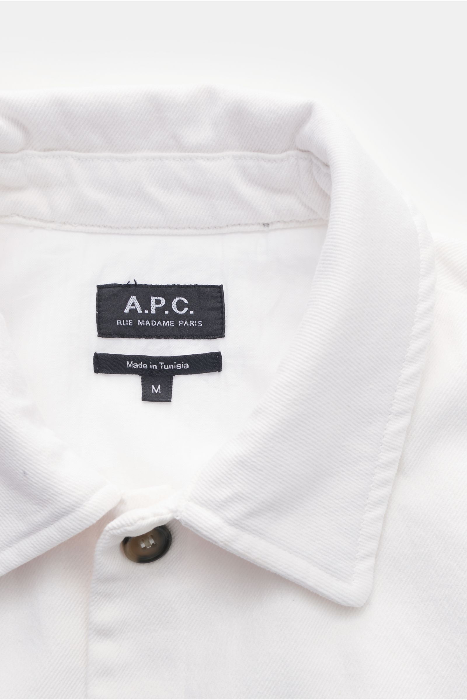A.P.C. Jacket 'Alessio' white | BRAUN Hamburg