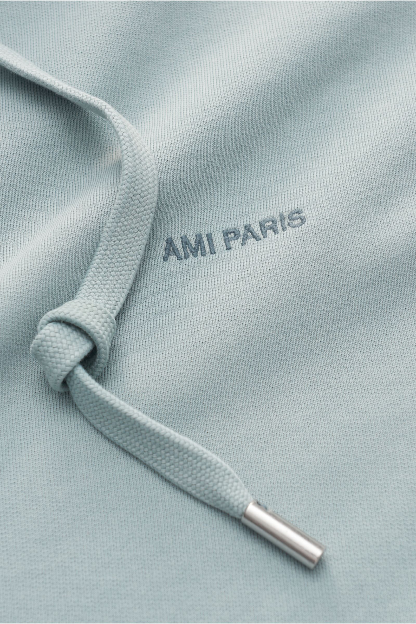 AMI PARIS hooded jumper 'Fade Out' smoky blue | BRAUN Hamburg