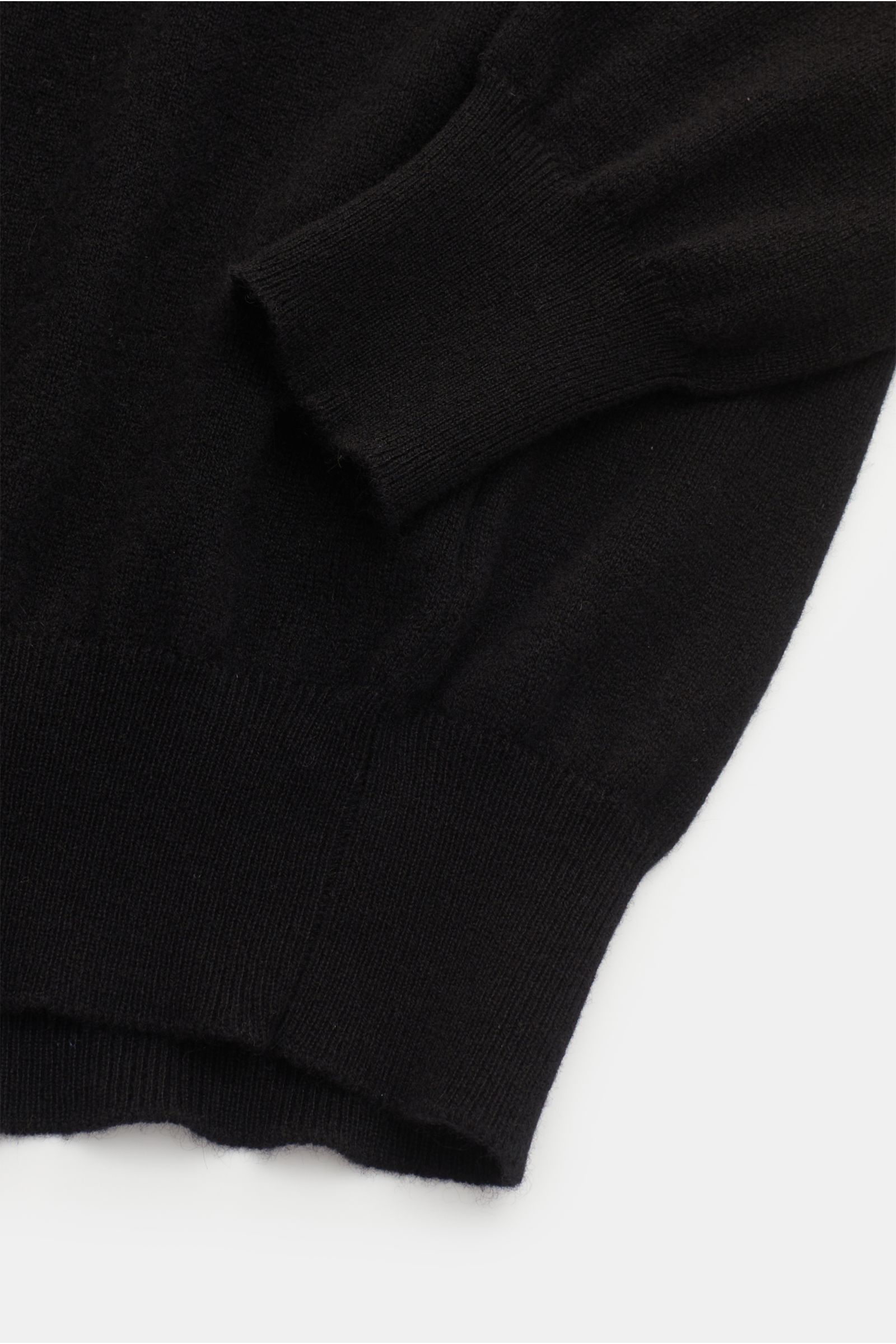 BRUNO MANETTI cashmere turtleneck jumper black | BRAUN Hamburg
