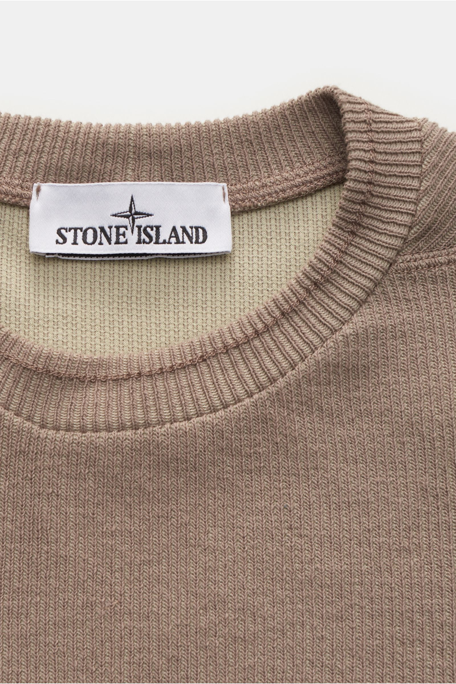 STONE ISLAND crew neck jumper grey-brown | BRAUN Hamburg